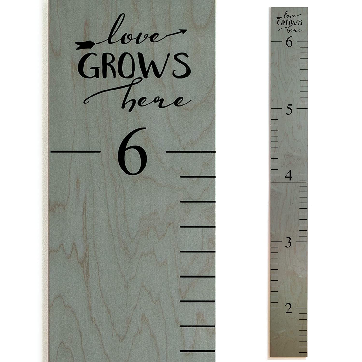 Growth Chart for Wall - Height Chart for Kids, Wooden Height Chart ...
