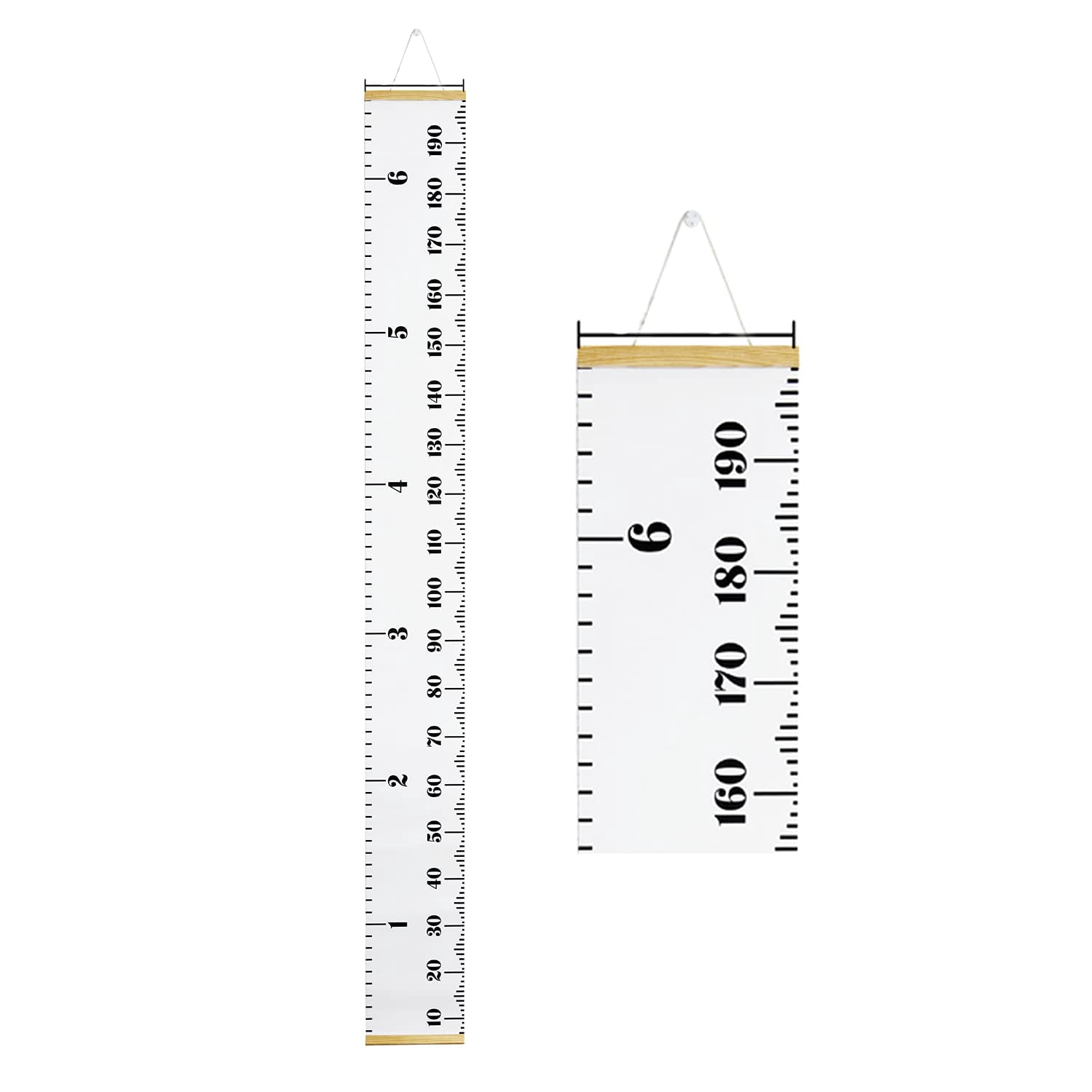 Growth Chart Wall Labels Height Indicator Tape Ruler Growth Chart Decor ...