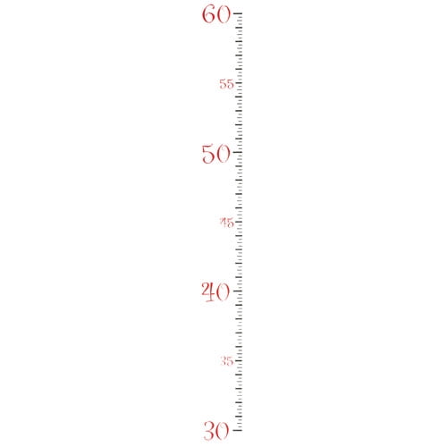 Growth Chart Wall Stencil SKU #3133 by Designer Stencils - Walmart.com