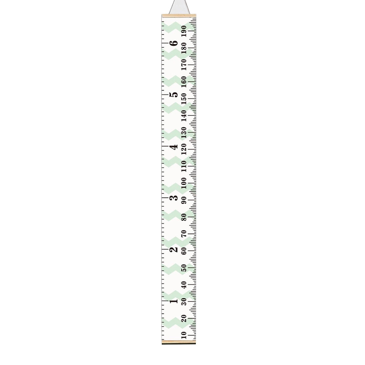 Growth Chart Wood Hanging Height Measurement Ruler Removable Growth ...