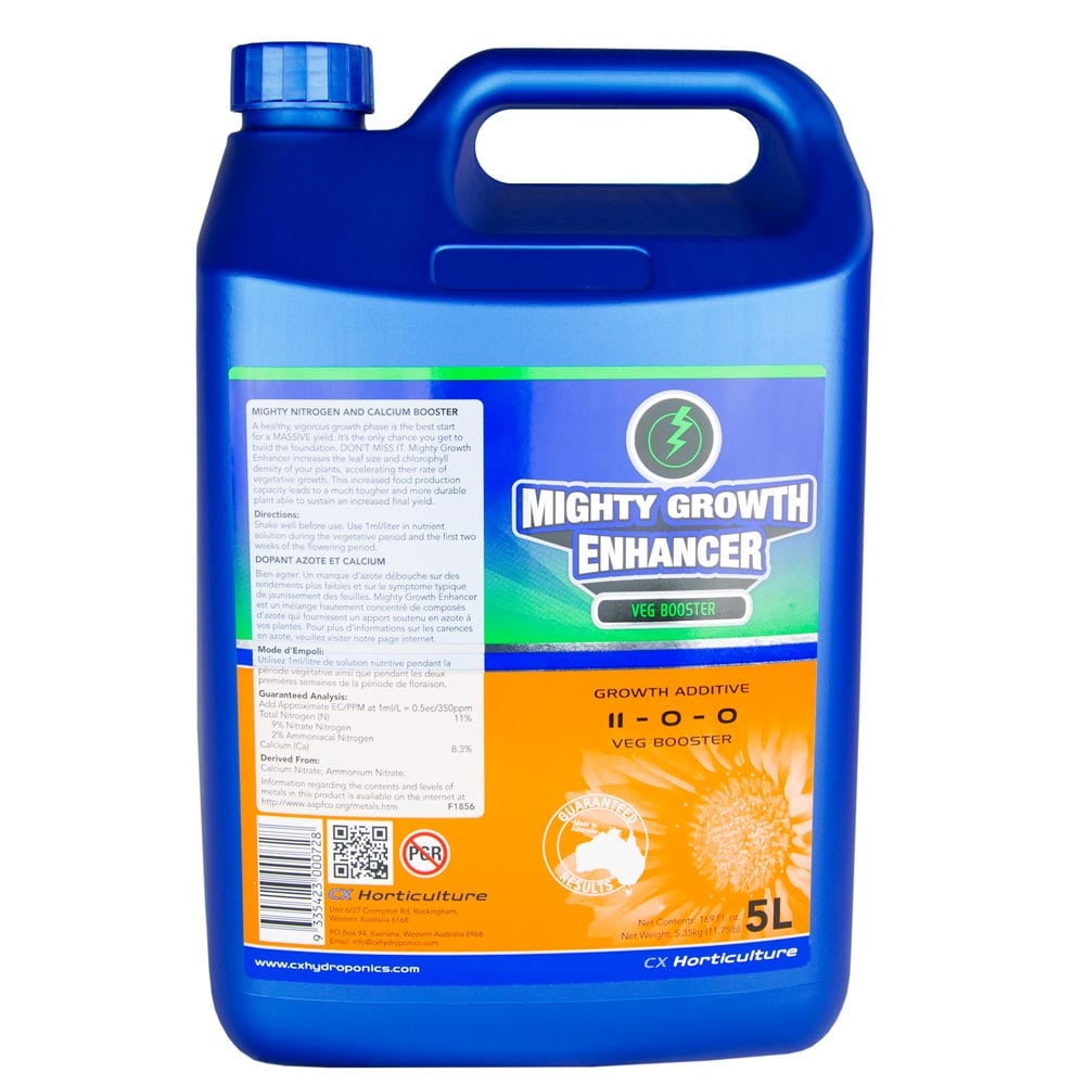 Growth Enhancer - Unique Nitrogen and Calcium Based Veg Additive ...