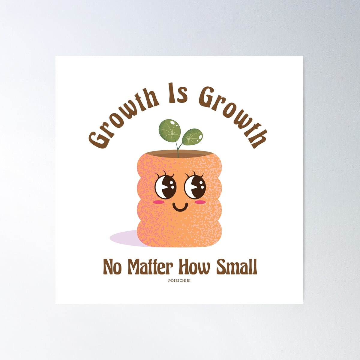 Growth Is Growth No Matter How Small / Cute Flower Pot Plant ...