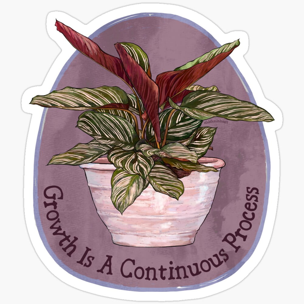 Growth Is A Continuous Process Sticker Phone Decal Water Bottle ...