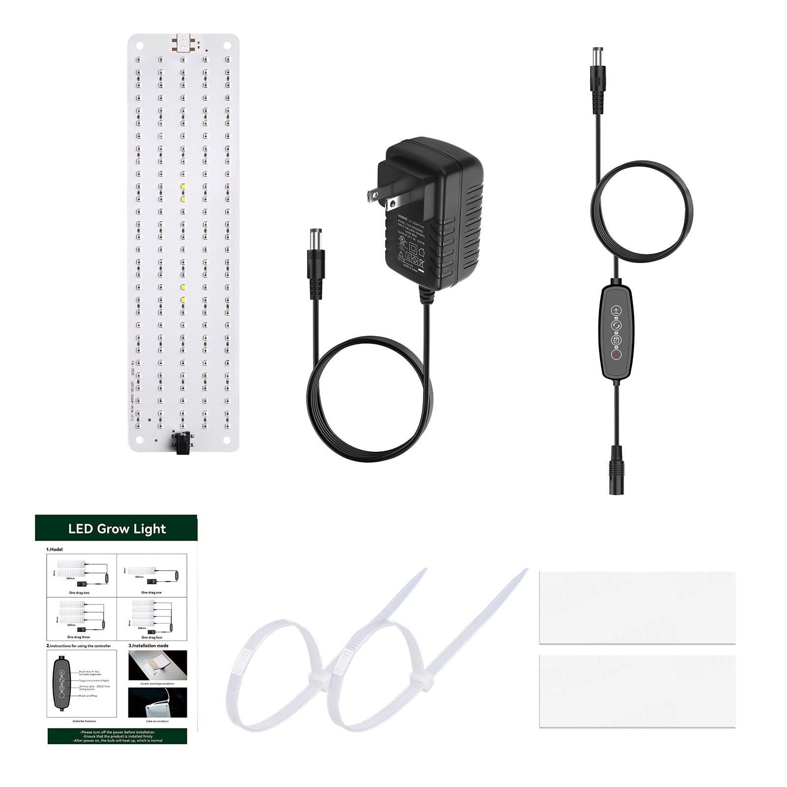 Growth Lamp,Supplement Indoor With 3/6/12h Plant Panel Dimmable One ...