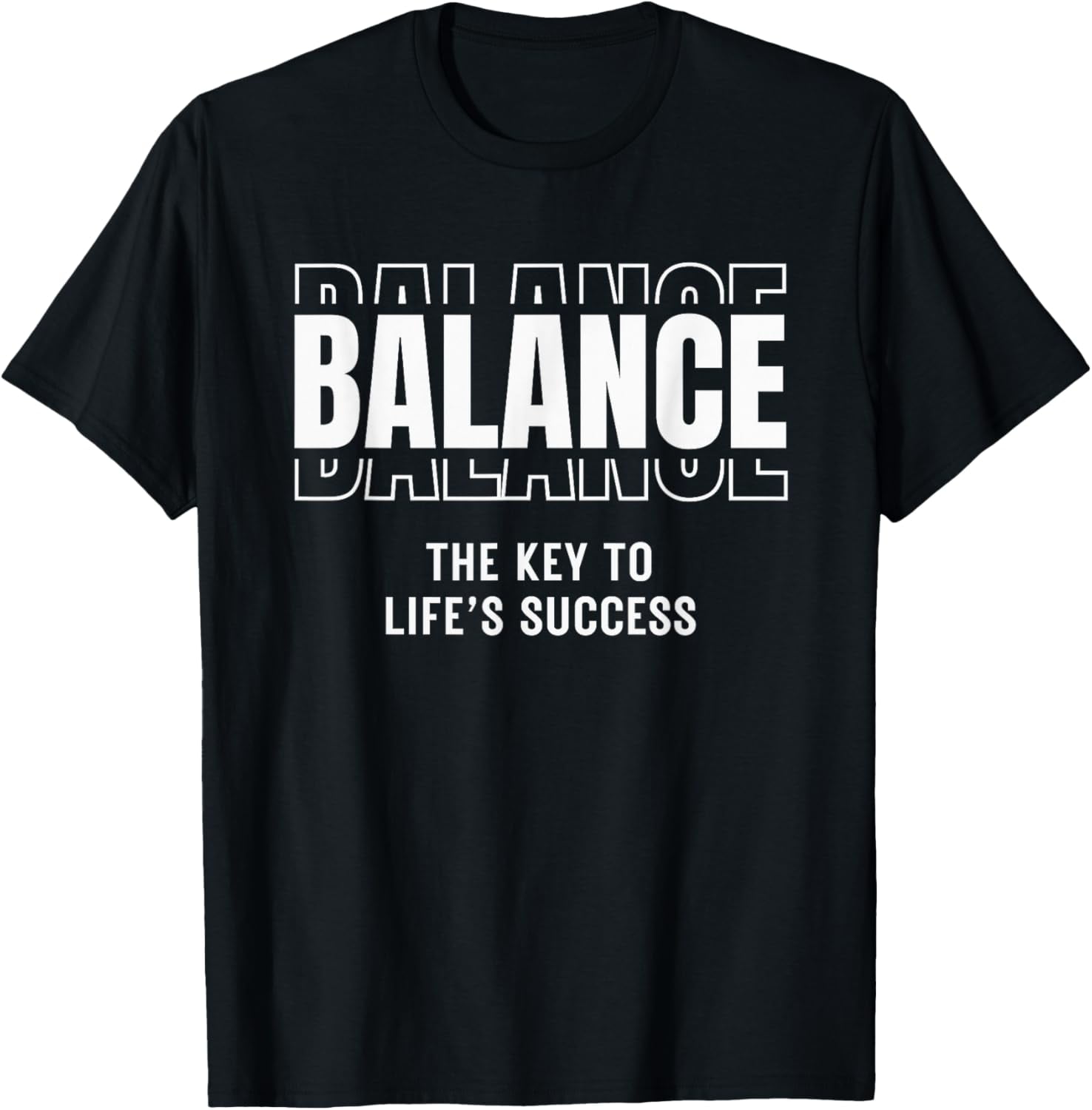 Growth Mindset Balance Inspirational Quotes Motivational T-Shirt ...