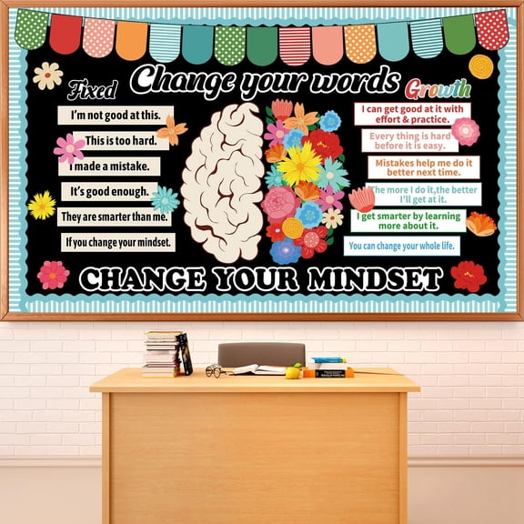 Growth Mindset Bulletin Board Set