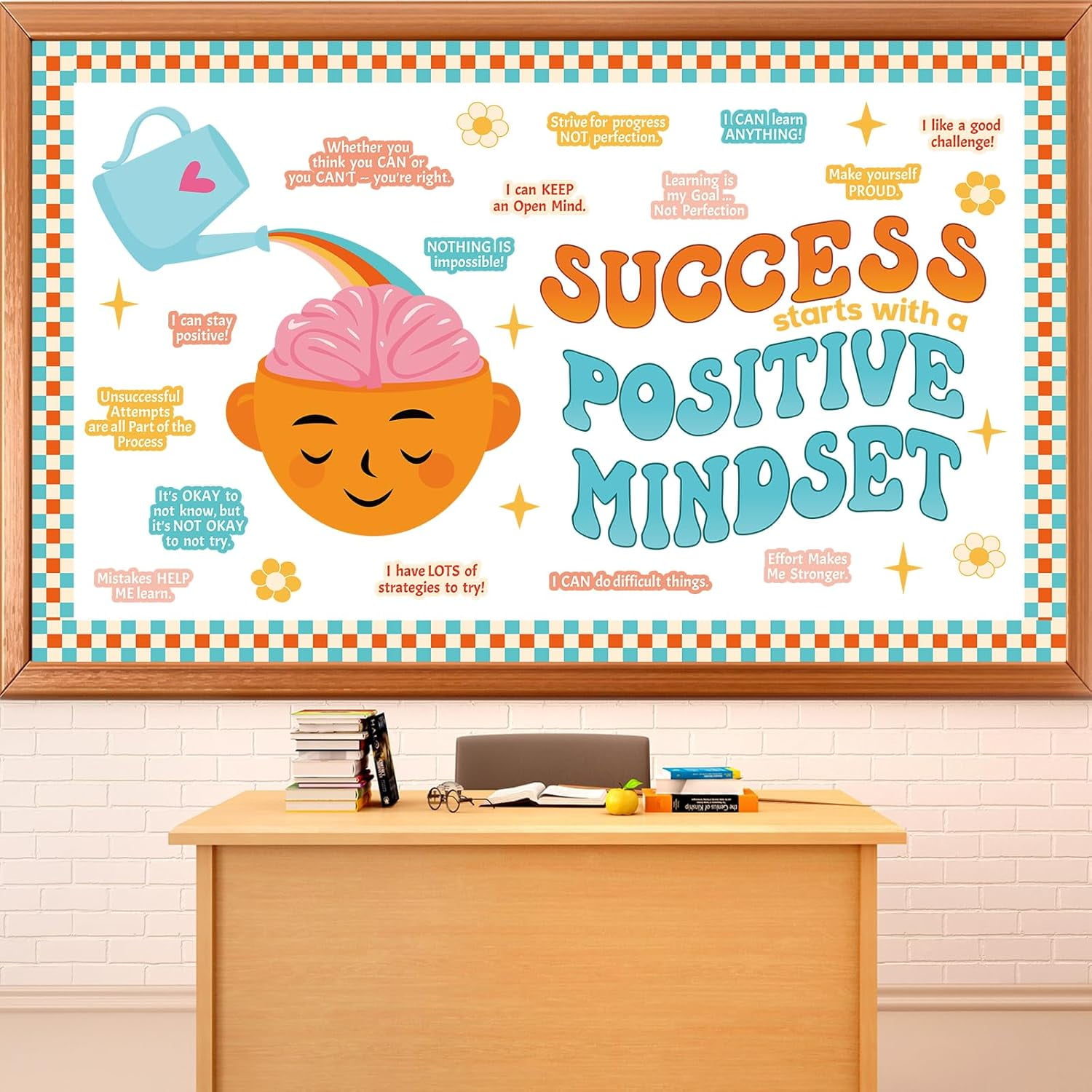 Growth Mindset Classroom Bulletin Board Set Educational Positive ...