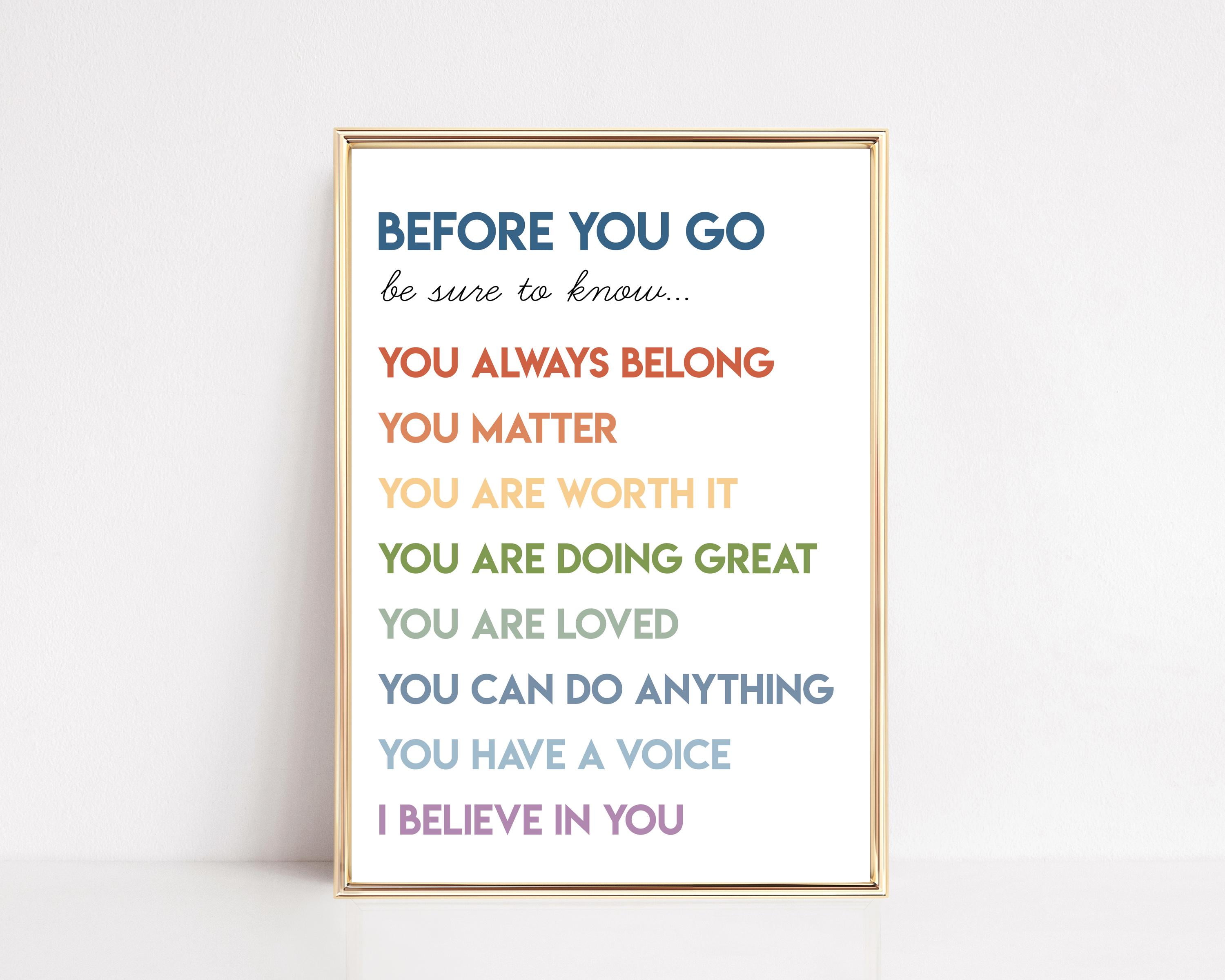 Growth Mindset Classroom Decor | Positive Affirmations Poster | Kids ...