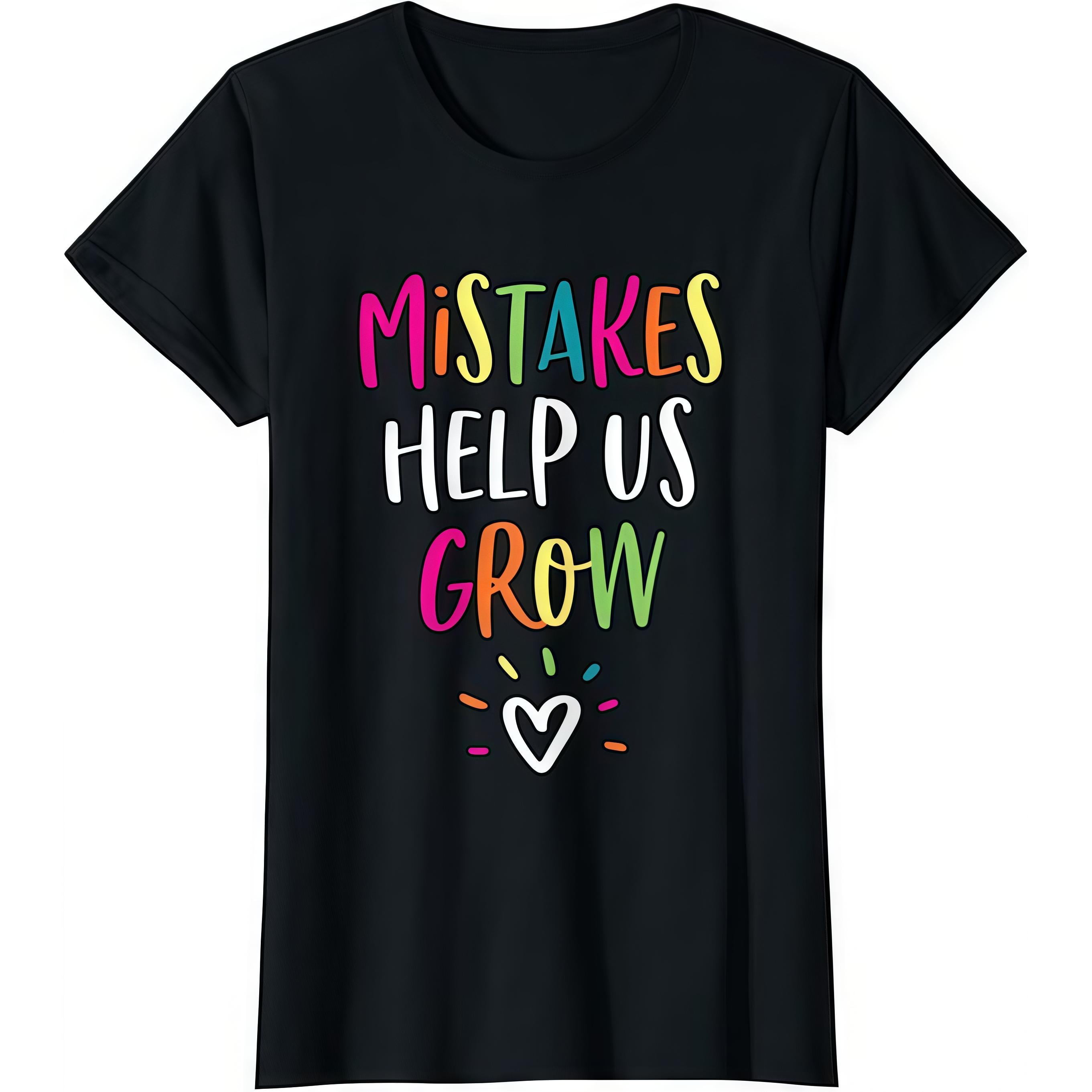Growth Mindset Graphic“MISTAKES HELP US GROW” Colorful, Inspirational ...