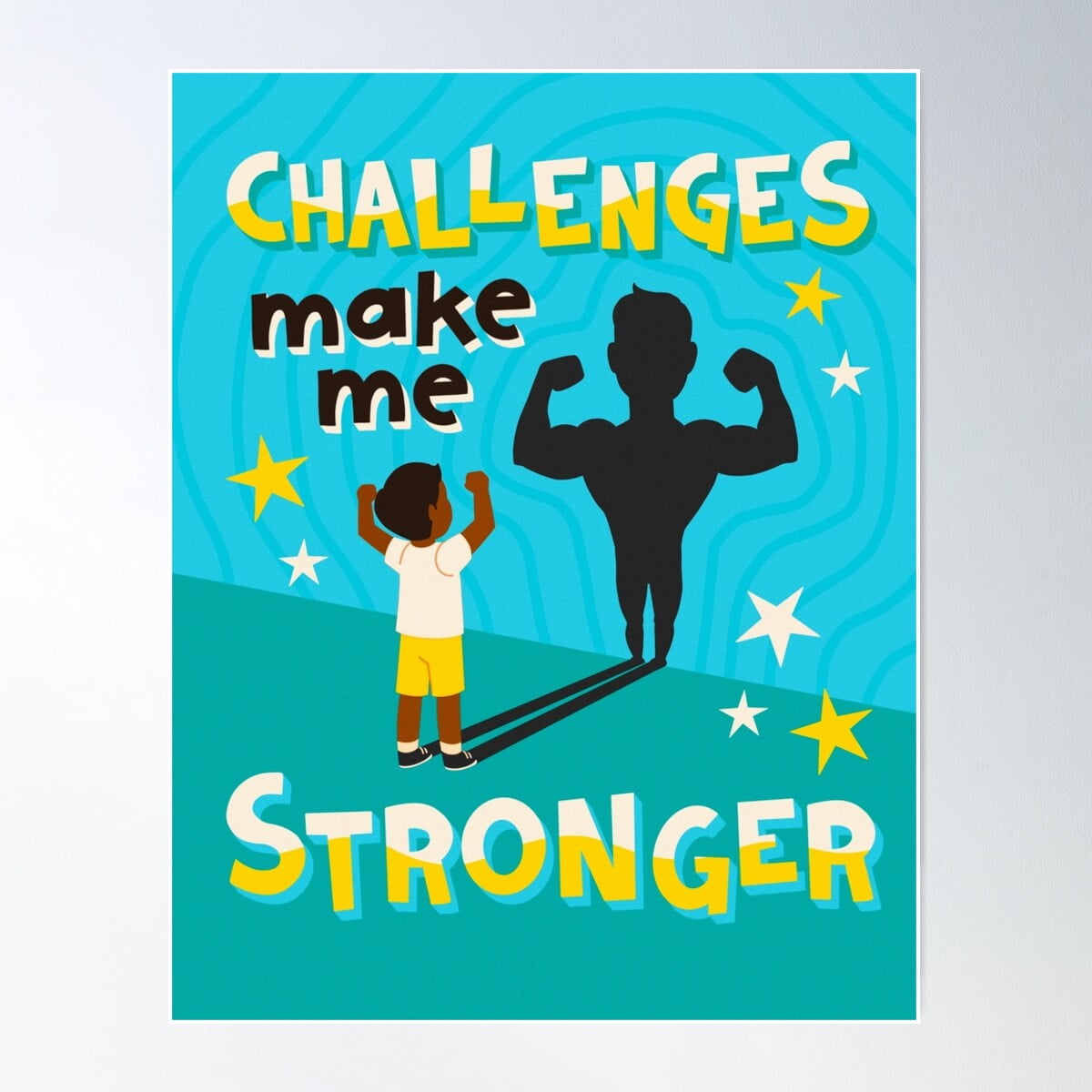 Growth Mindset Poster For Elementary, Middle, High School Classroom ...