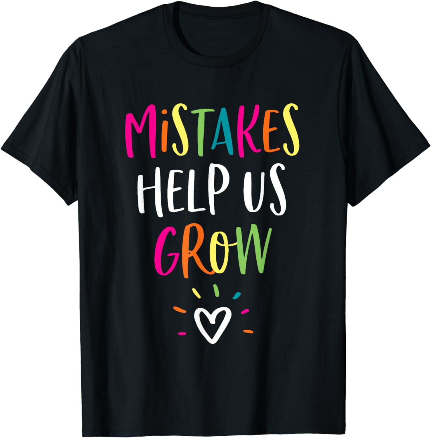 Growth Mindset Shirt Positive Back to School Teacher Student T-Shirt ...