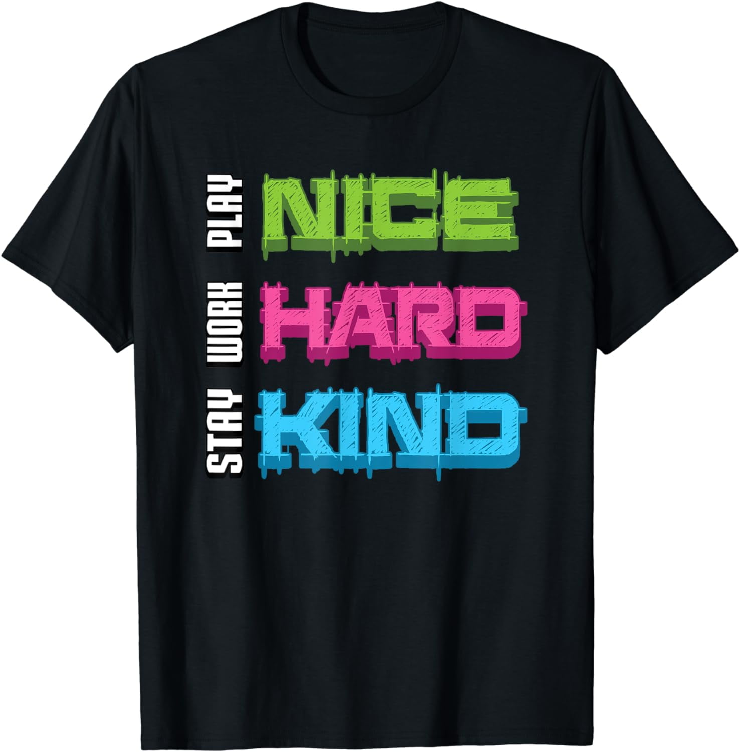 Growth Mindset Shirt Teacher Stay Kind Work Hard Shirt Gift - Walmart.com