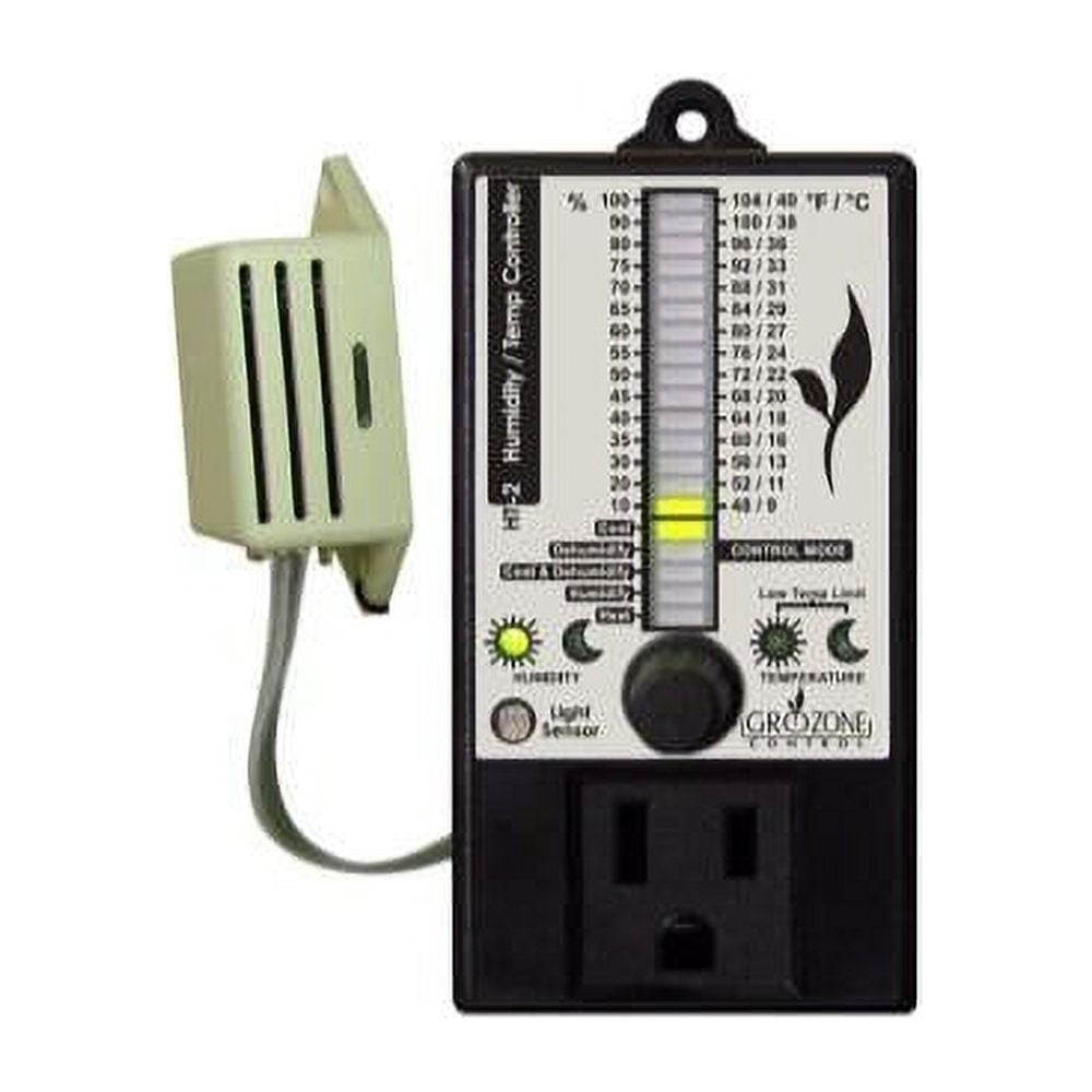 Grozone Controls HT2 Climate Controller (Temp & RH) Single Output ...