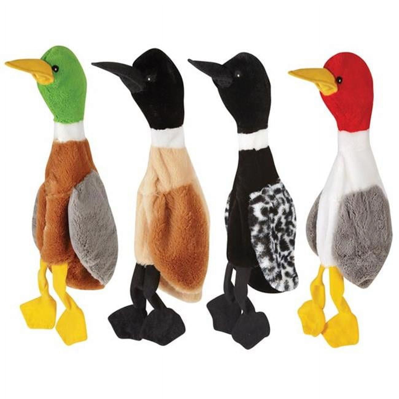 Grriggles Wild Bird Unstuffies Mallard Duck Dog Squeak Toy, Large ...