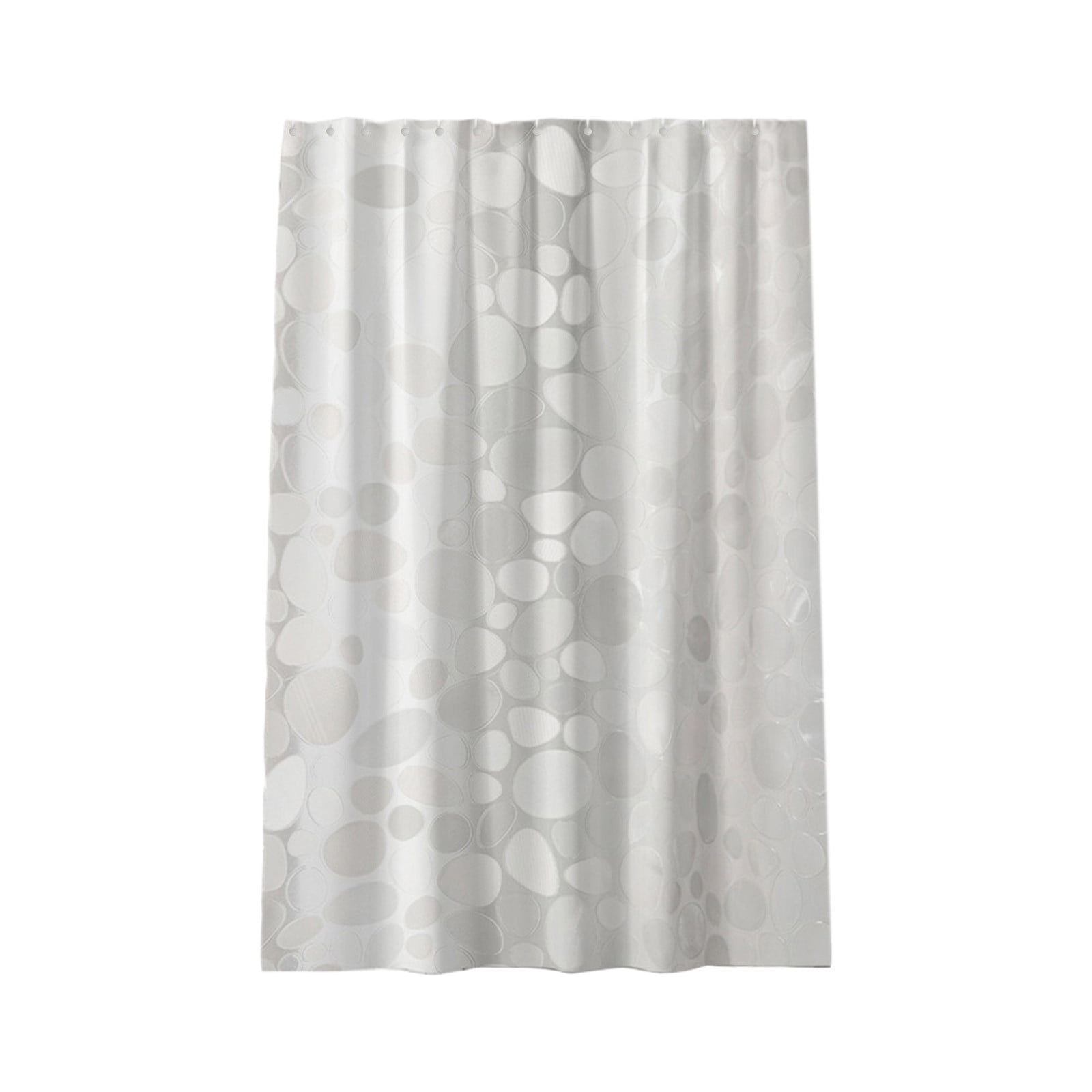 Grrvtrz Bathroom Shower Curtain Liner 8G EVA Thick 3 D Frosted Pebbles ...