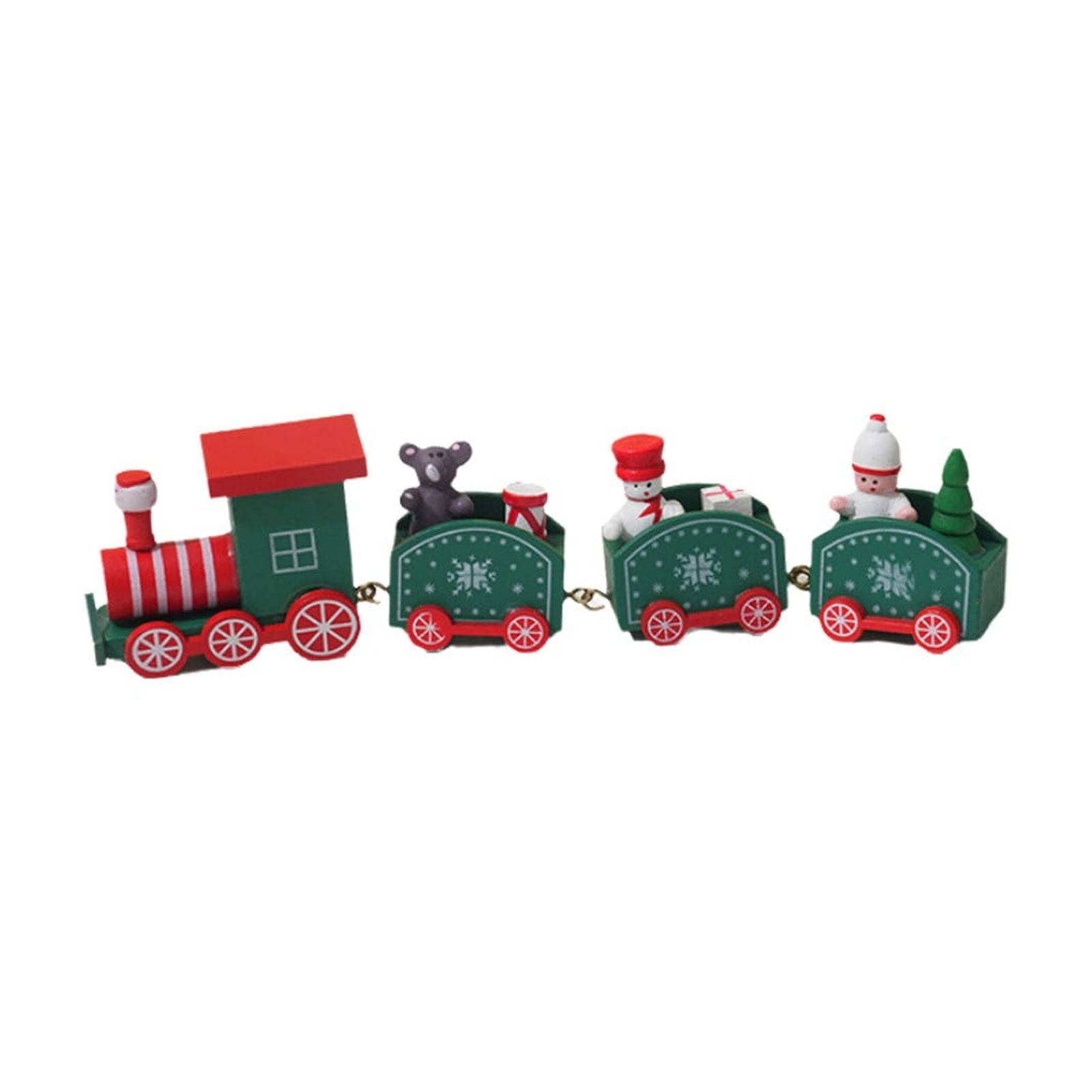 Grrvtrz Christmas Decorations Christmas Train Set !Wooden Christmas ...