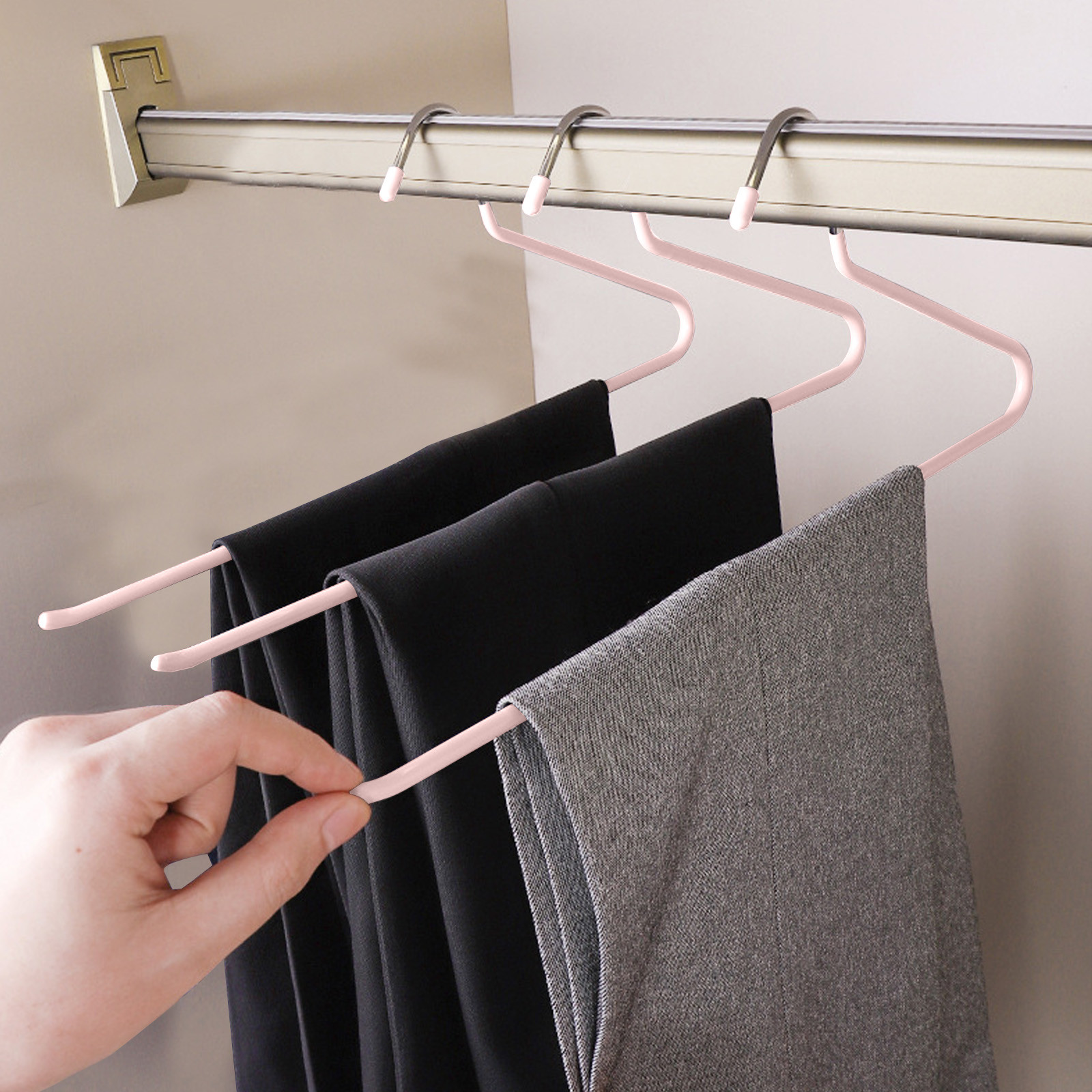 Grrvtrz Clothes Drying Rack,Storage and Organization,Z Shaped Pants ...