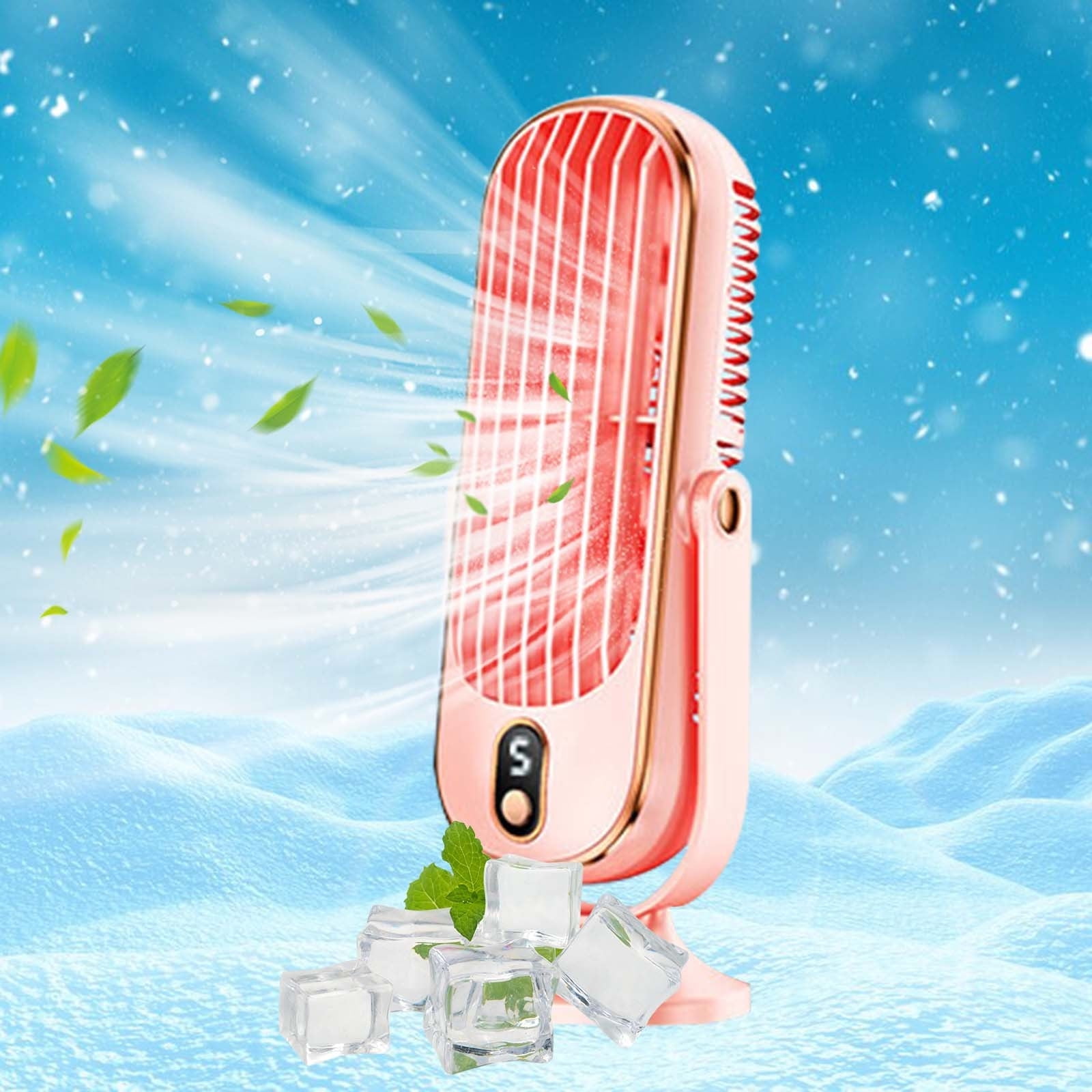 Grrvtrz Cold Fan Desktop Portable USB Rechargeable Car Home Brushless ...