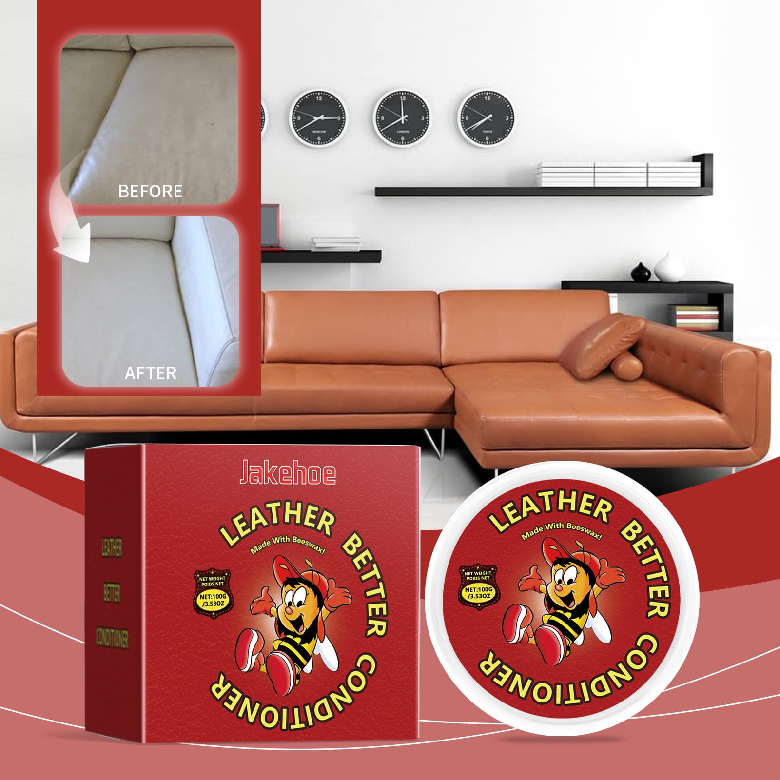 Grrvtrz Conditioner for Furniture Leather Cleaner and Conditioner for ...