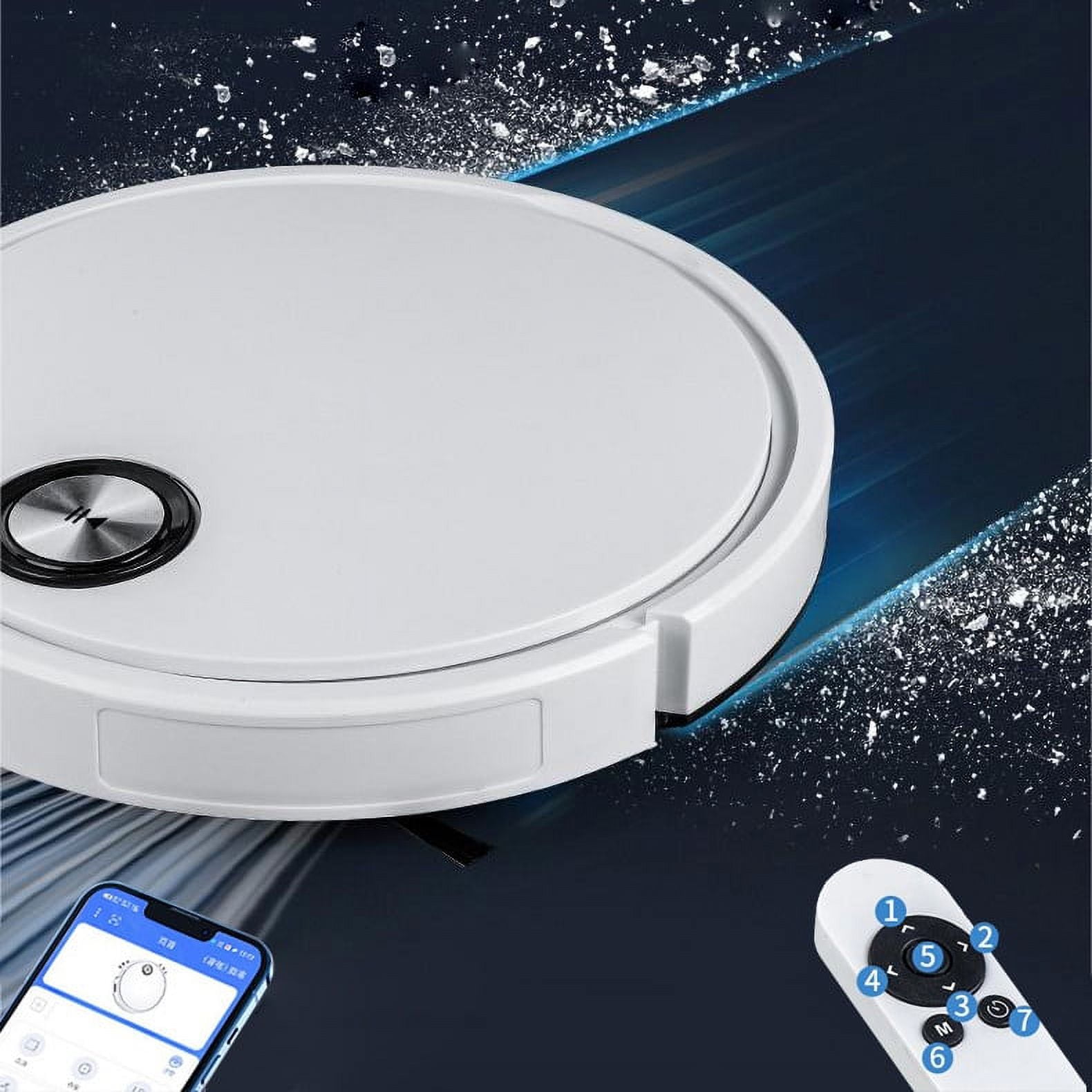 Grrvtrz Intelligent Remote Control with APP Built-in Water Tank Six ...
