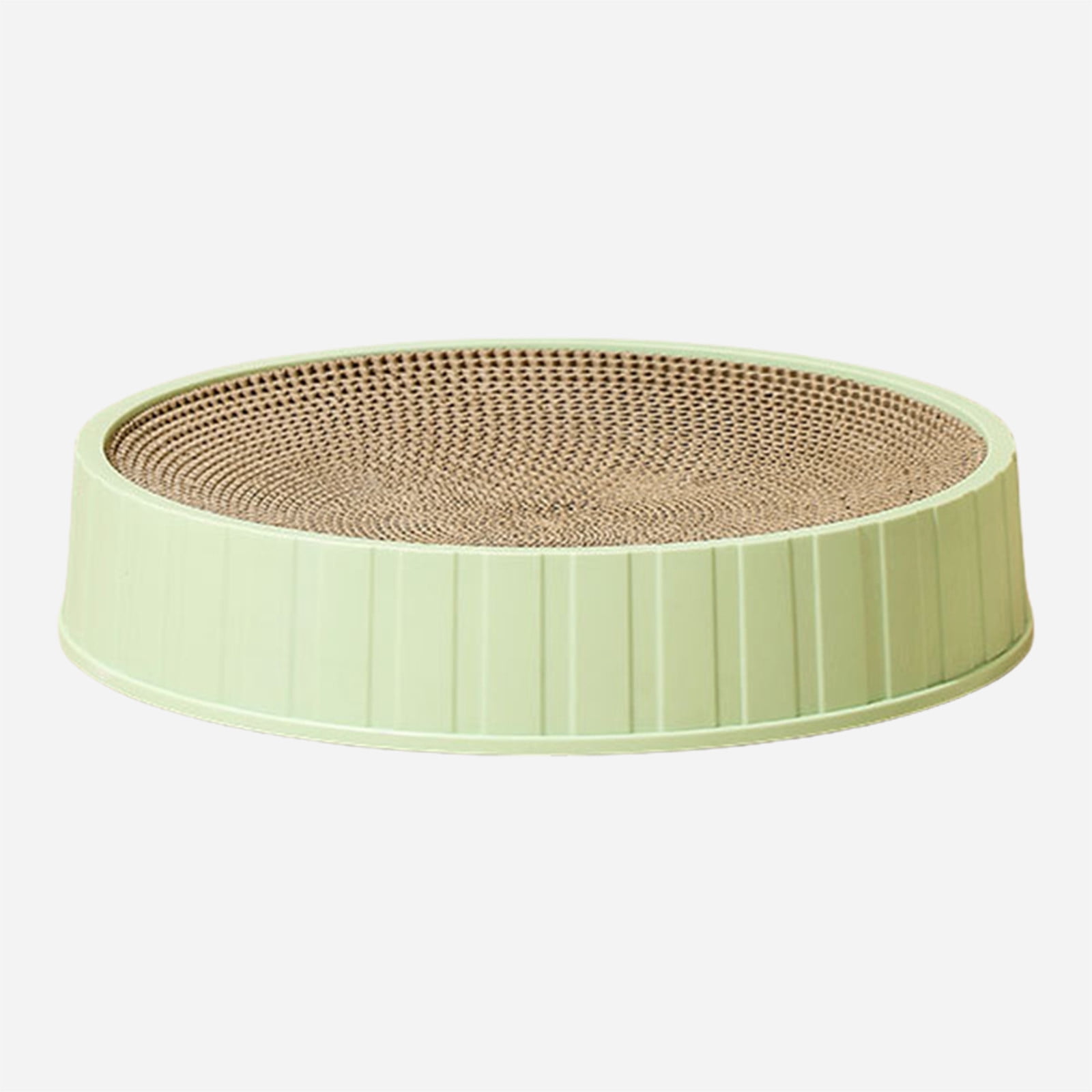 Grrvtrz Round Cats Scratching Bowl Corrugated Cardboard Scratch Pad Bed ...