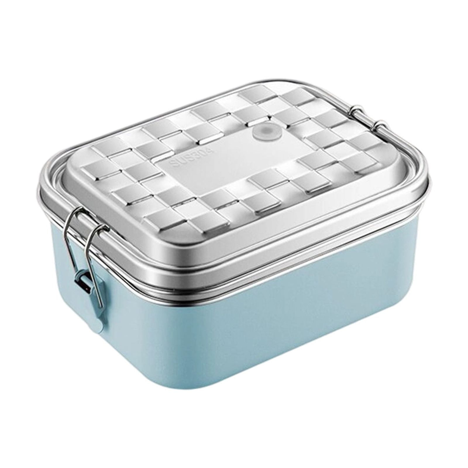 Grrvtrz Stainless Steel Lunch Box with Compartments for Steaming Rice ...