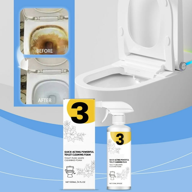 Grrvtrz Toilet Bowl Cleaners,120ml Toilet Cleaning Agent Gently ...