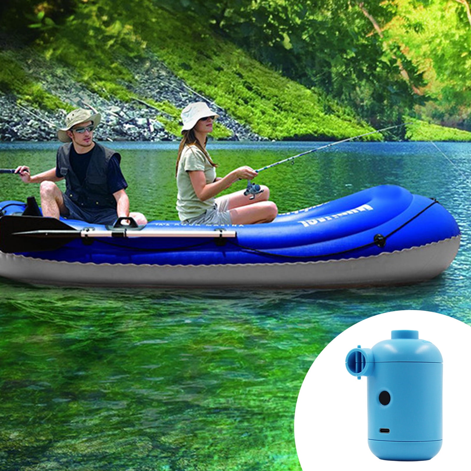 Grrvtrz USB Dynamoelectric Inflatable Pump Portable Rubber Dinghy ...