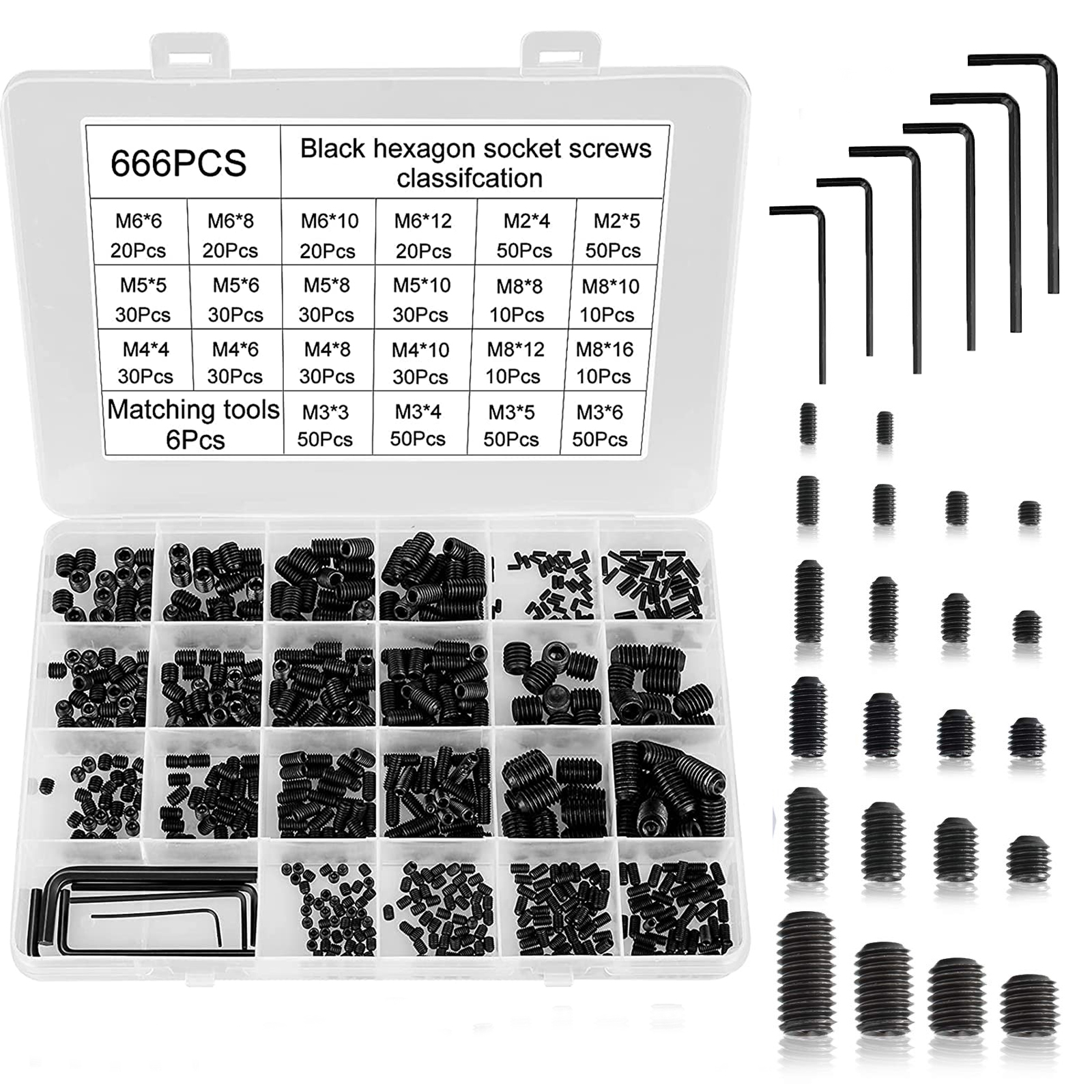 Zerodis Thread Repair Kit,60pcs Stainless Steel Thread Repair Kit M3 M4 ...