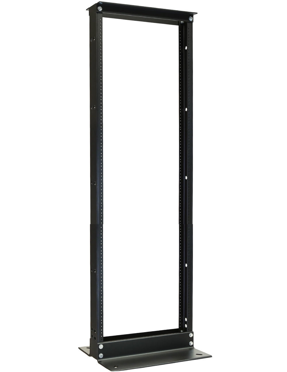 Gruber 7′ 2-Post 45U Aluminum Network Rack – Black – 19″ - Walmart.com