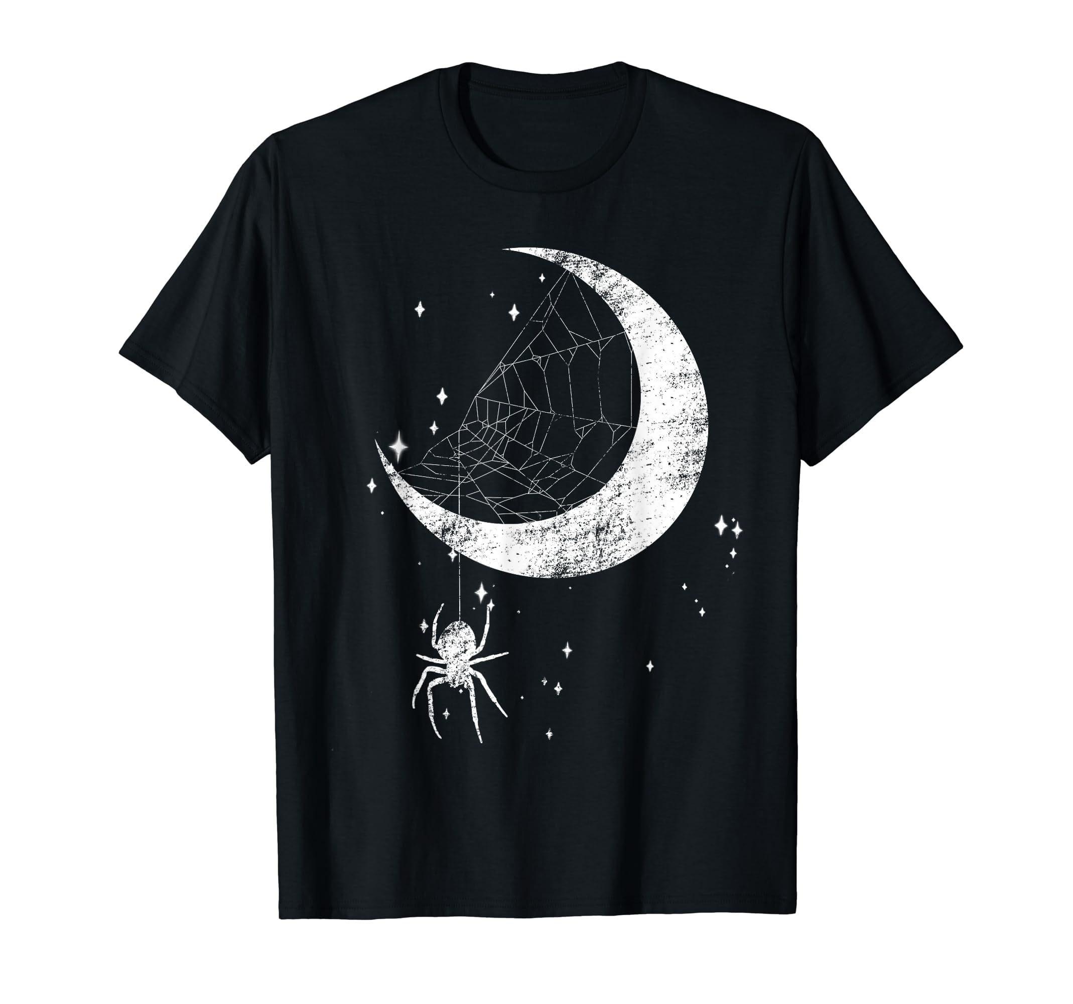 Grudge Clothes Aesthetic for EGirl and Eboy Moon Spider Web T-Shirt ...