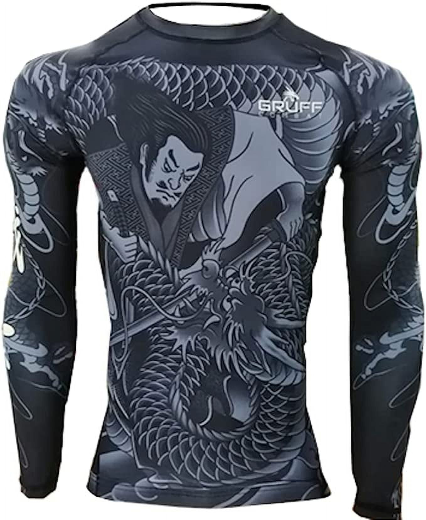 Gruff Combat Rash Guards Grappling MMA UFC Fighting Style Shirt, Fight ...