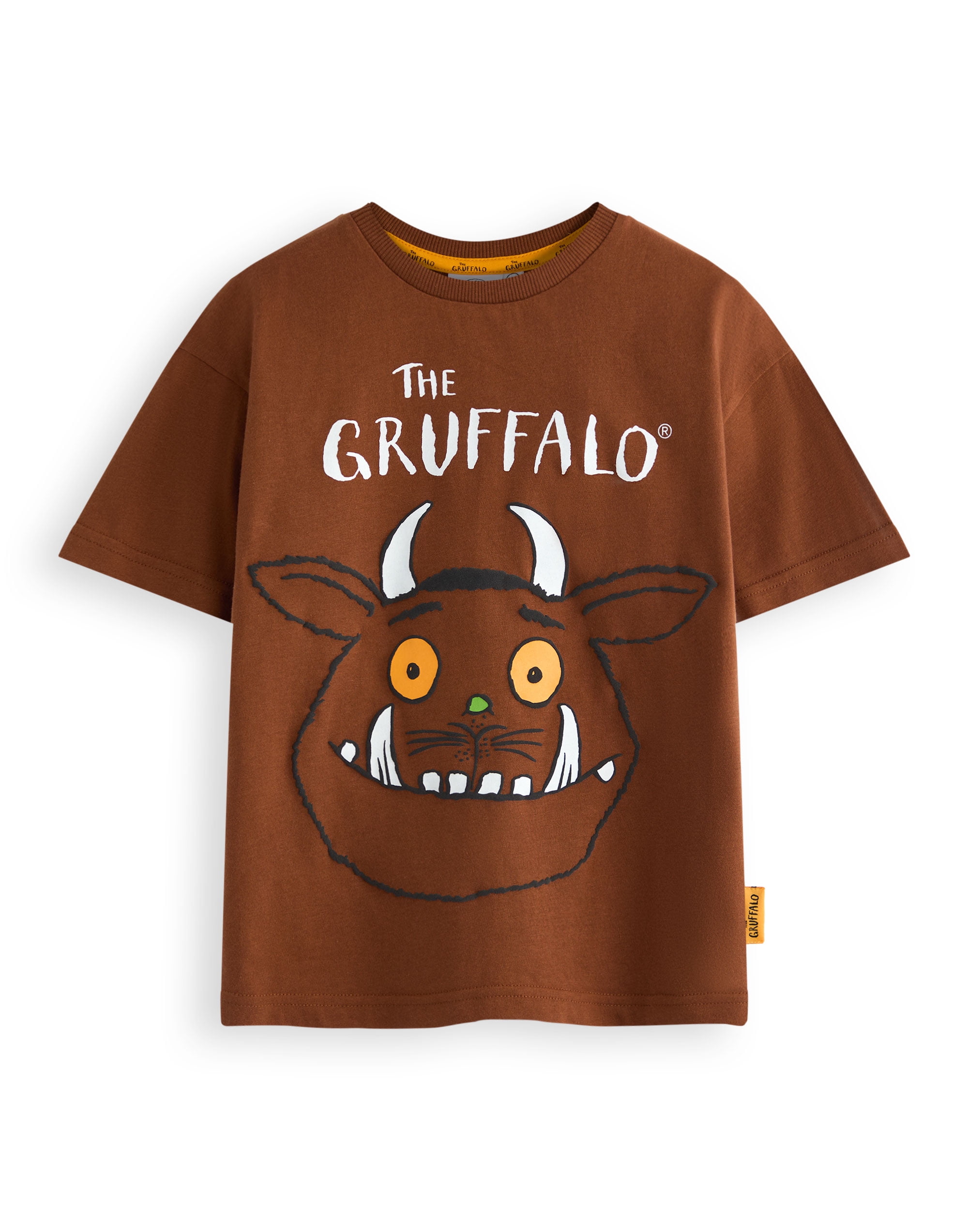 Gruffalo & Friends Unisex Kids Brown Short Sleeved T-Shirt - Walmart.com