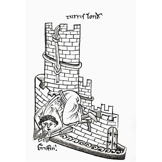 Gruffydd Trying To Escape From The Tower Of London In 1243 After The ...