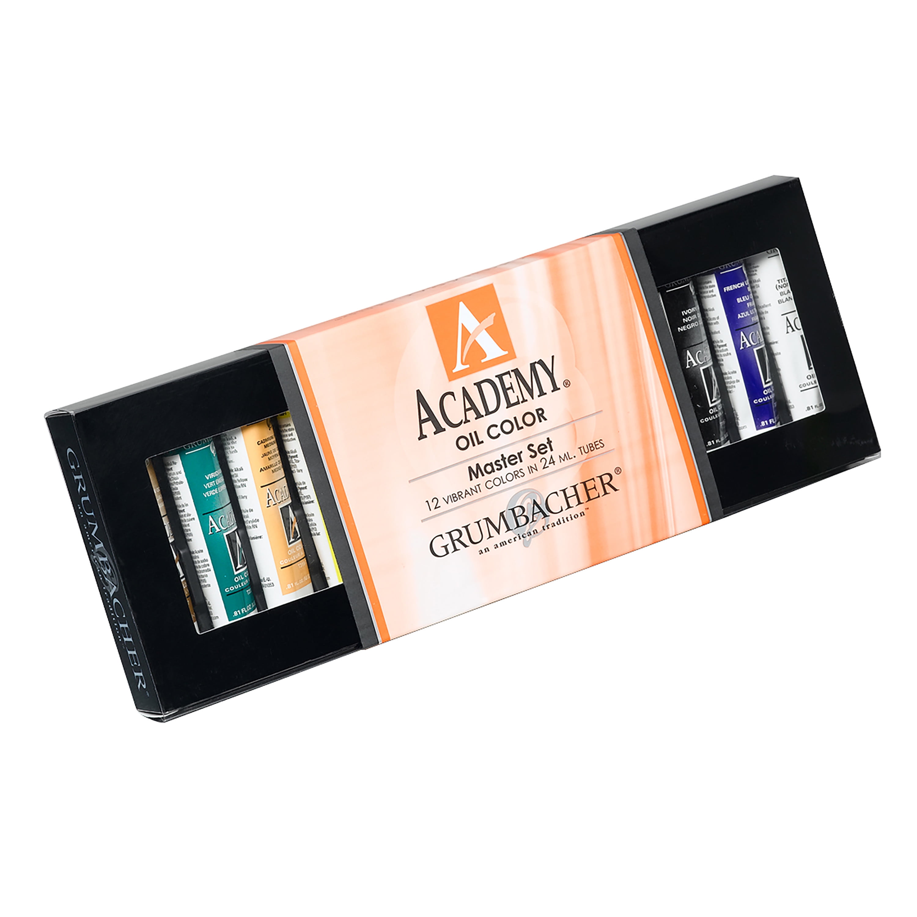 Grumbacher Academy Oil Color Set 12-Colors - Walmart.com