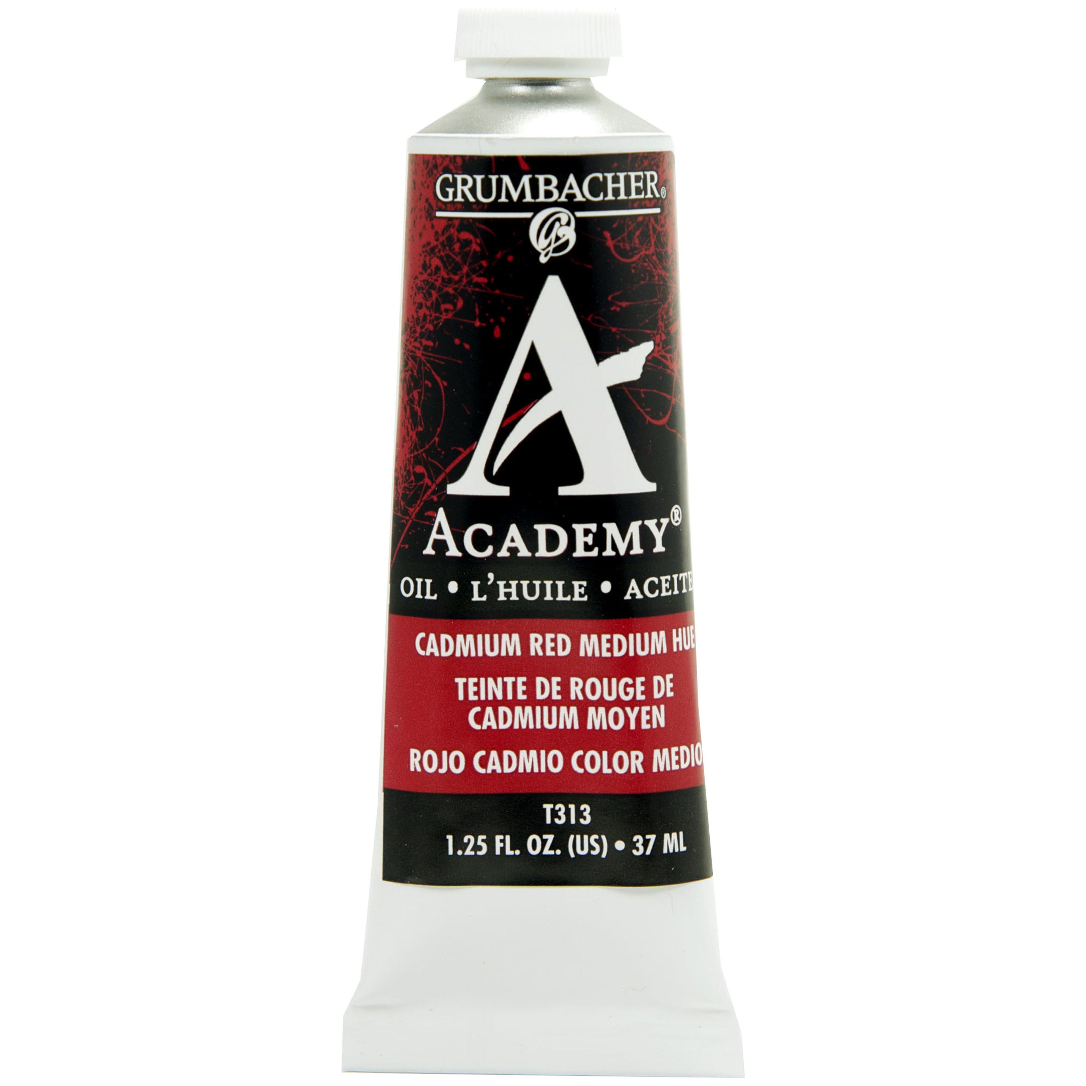 Grumbacher Academy Oil Paint, Cadmium Red Medium Hue, 37 ml/1.25 oz ...
