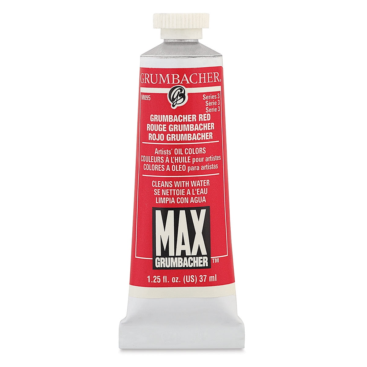 Grumbacher Max Artists' Water Miscible Oil Color - Cadmium-Barium ...