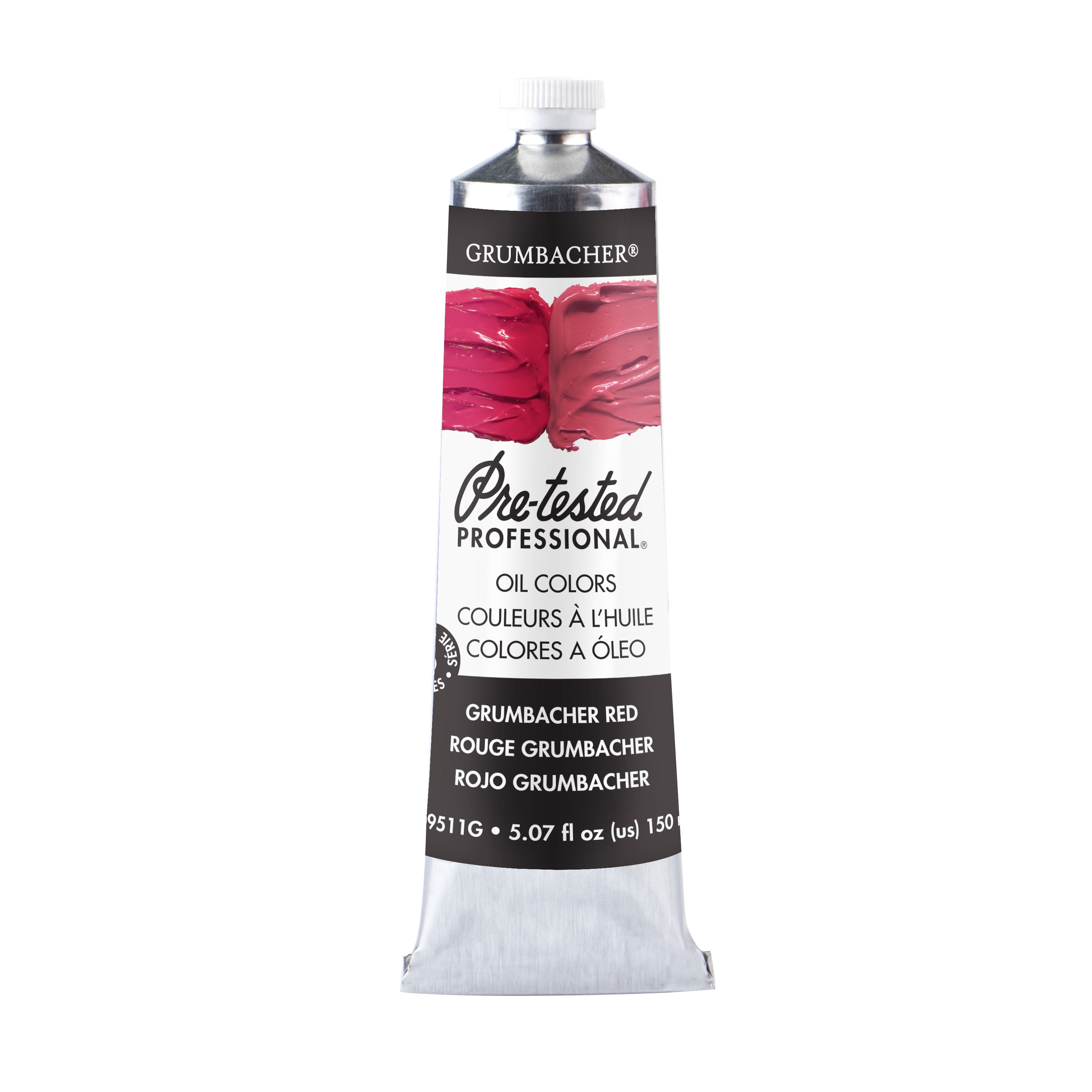 Grumbacher Pre-Tested Oil Color, 150ml Tube, Grumbacher Red - Walmart.com