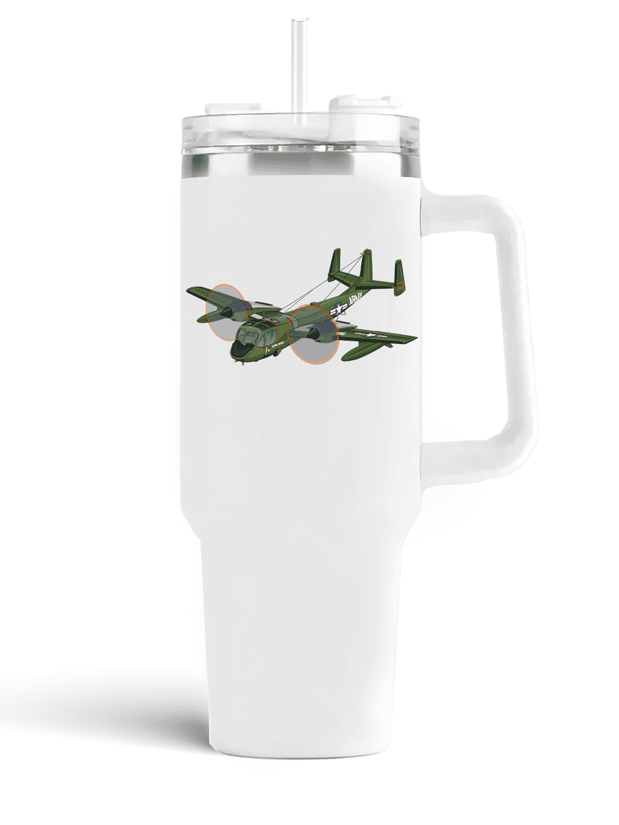 Grumman OV-1 Mohawk 40 Oz Ceramic Tumbler - Walmart.com