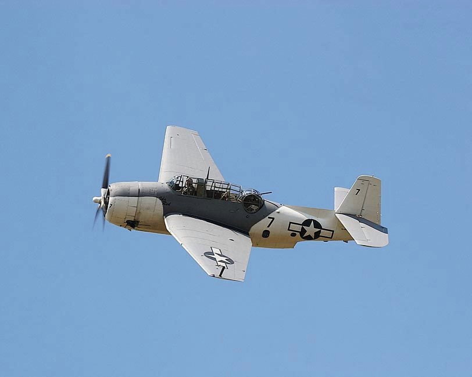 Grumman TBF Avenger WWII Aircraft Style - A - 24x36 Inch Glossy ...