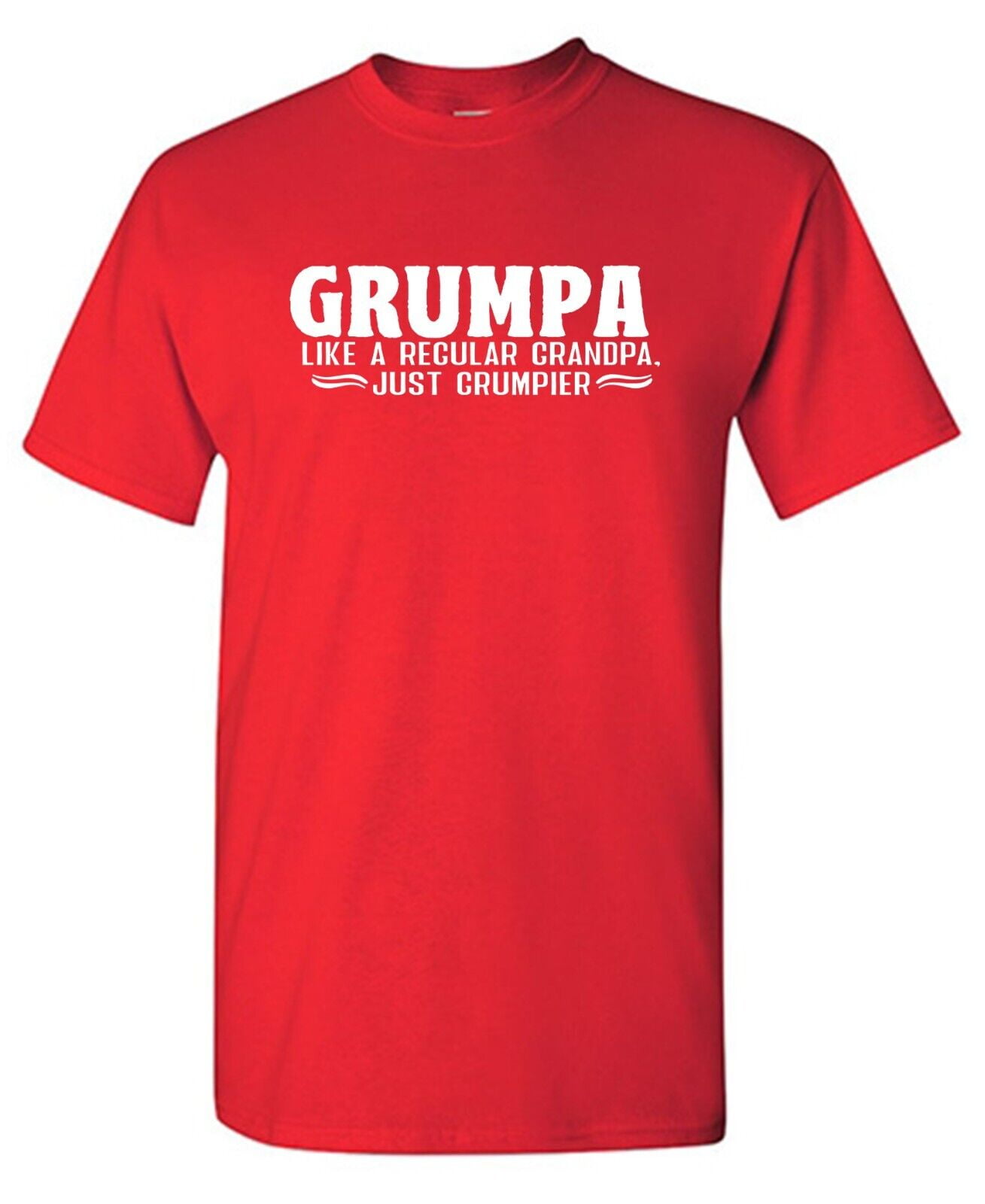 Grumpa Like A Regular Grandpa Sarcastic Humor Graphic Tees Gift For ...