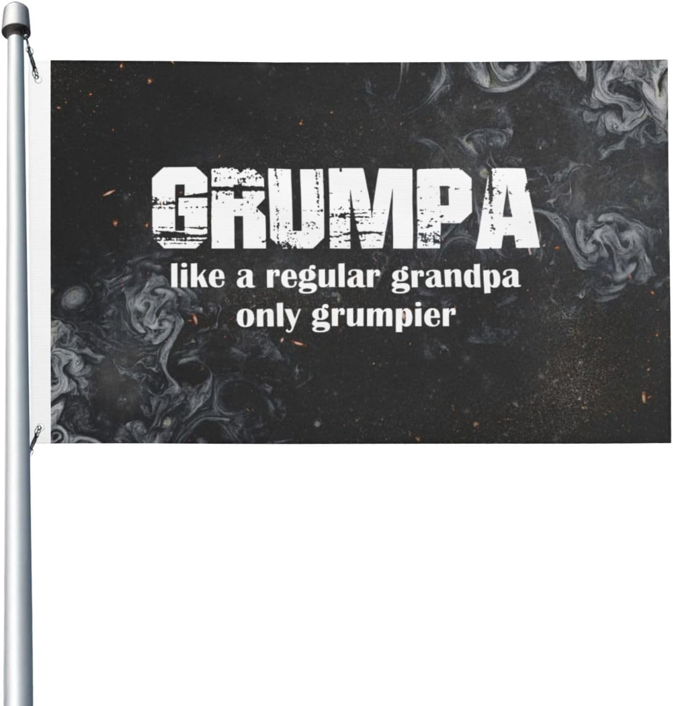 Grumpa Like Regular Grandpa Flag Banner Double Sided Decorative Outdoor ...