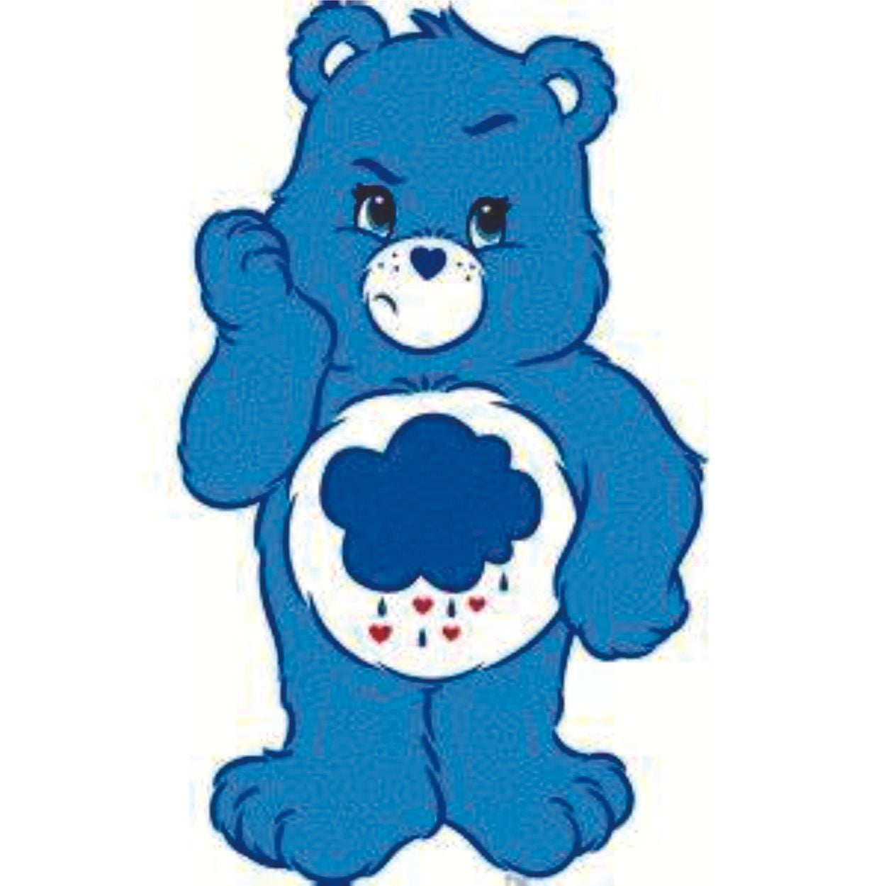Grumpy Bear Care Bear Cartoons Customized Wall Decal - Custom Vinyl ...