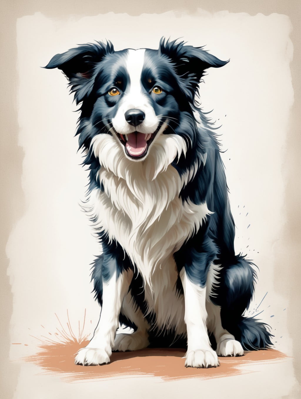 Grumpy Border Collie takes a bow 500 adult wooden puzzles - Stress ...