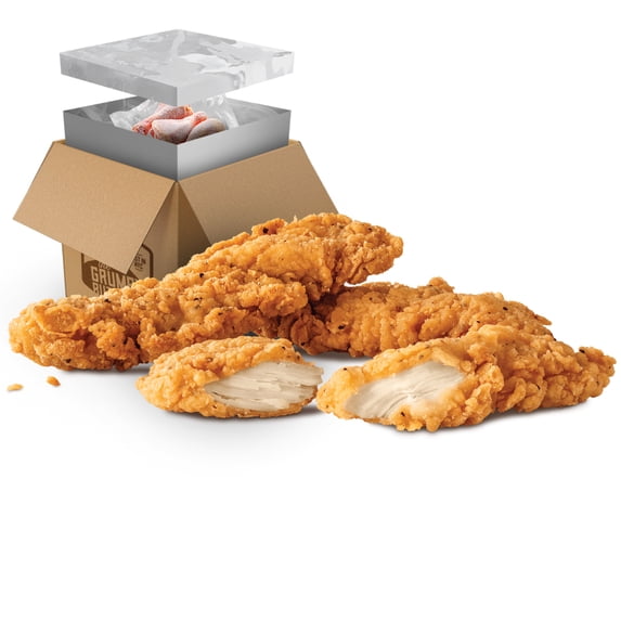Grumpy Butcher Breaded Chicken Breast Tenders Fully Cooked, 4 ct, 3 lb ...