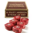 Grumpy Butcher, Large Filet Mignon Steaks, 6 Pack, 8 oz each - Walmart.com