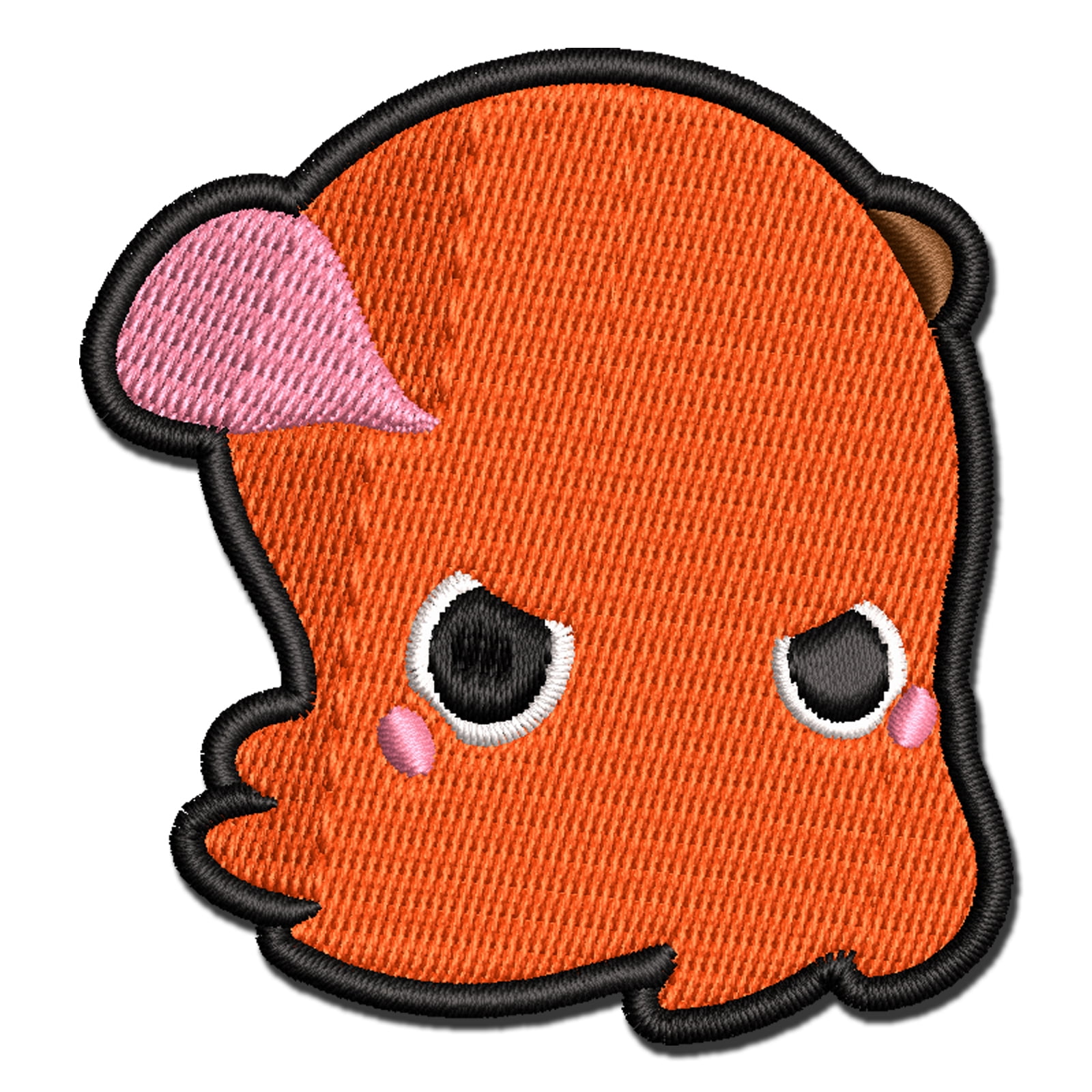 Grumpy Dumbo Octopus Applique Multi-Color Embroidered Hook & Loop Patch ...