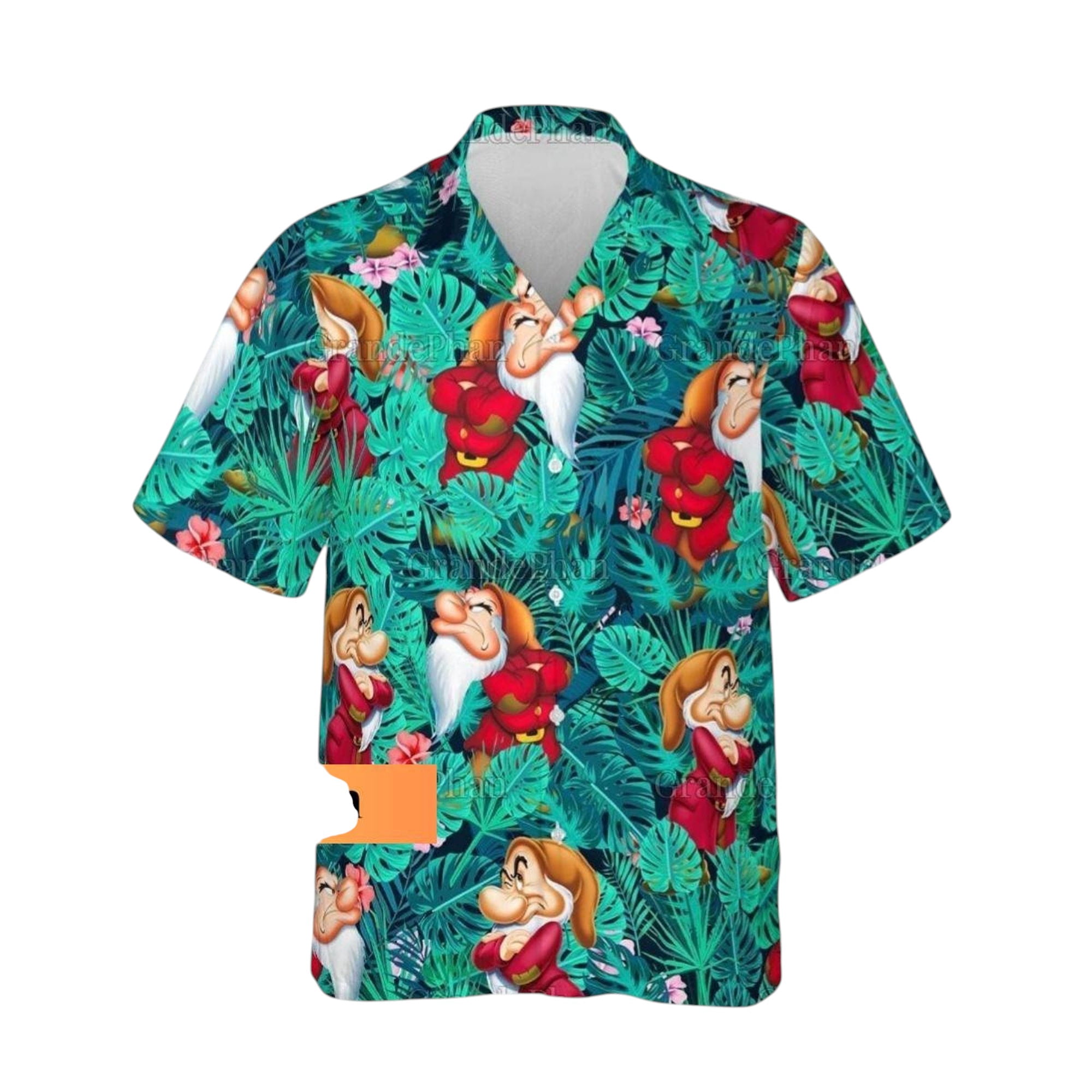 Grumpy Dwarf Hawaiian Shirt, Disney Grumpy Shirt, Snow White Dwarf ...