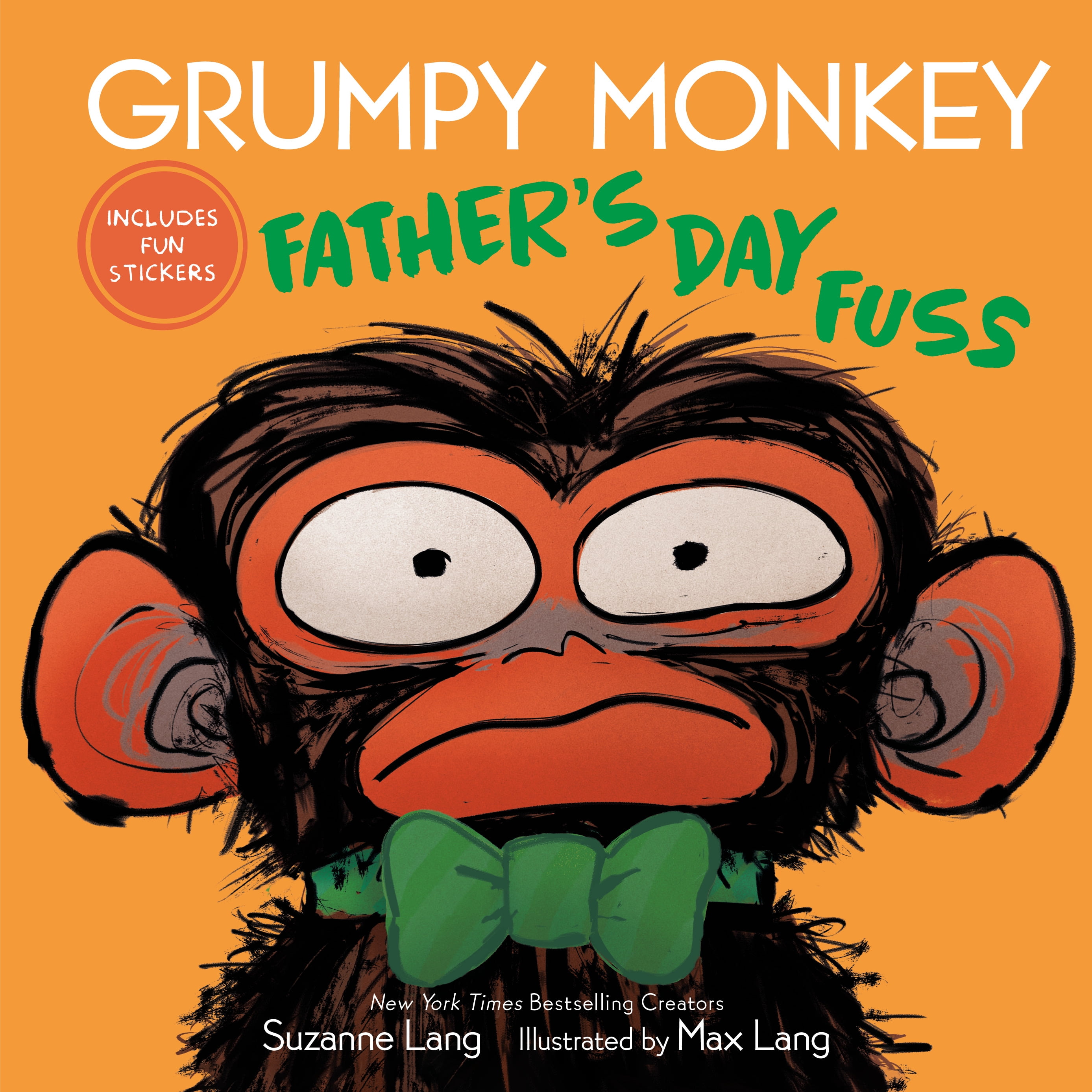 Grumpy Monkey Father's Day Fuss: Includes Fun Stickers! (Hardcover ...