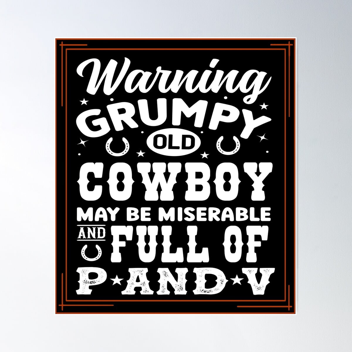 Grumpy Old Cowboy May Be Miserable And Full Of P And V - Aging Cowboy ...